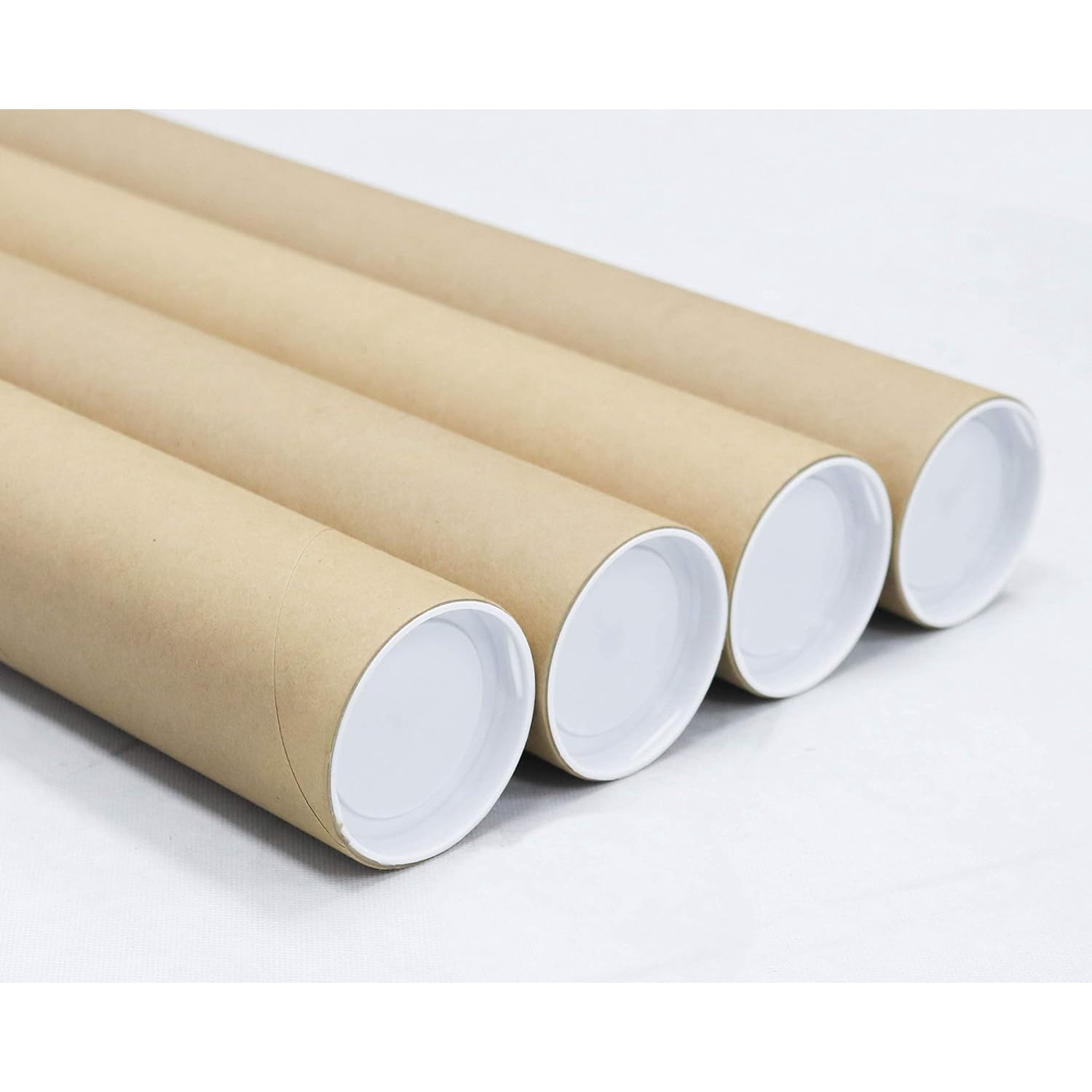 Mailing Tube - 3 in x 36 in - Kraft - 4 Pack - for Shipping and Storage ...