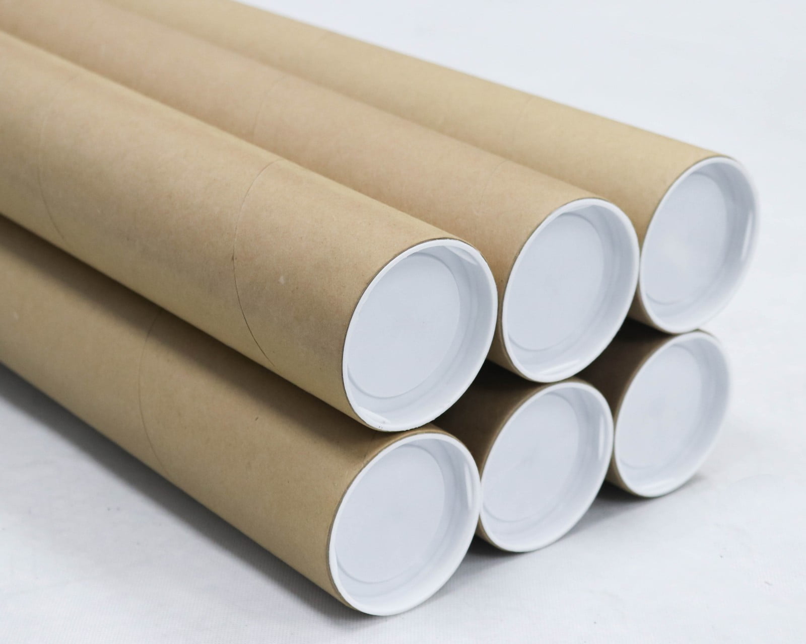 Mailing Tubes with Caps, 3 inch x 24 inch (6 Pack) | MagicWater Supply ...