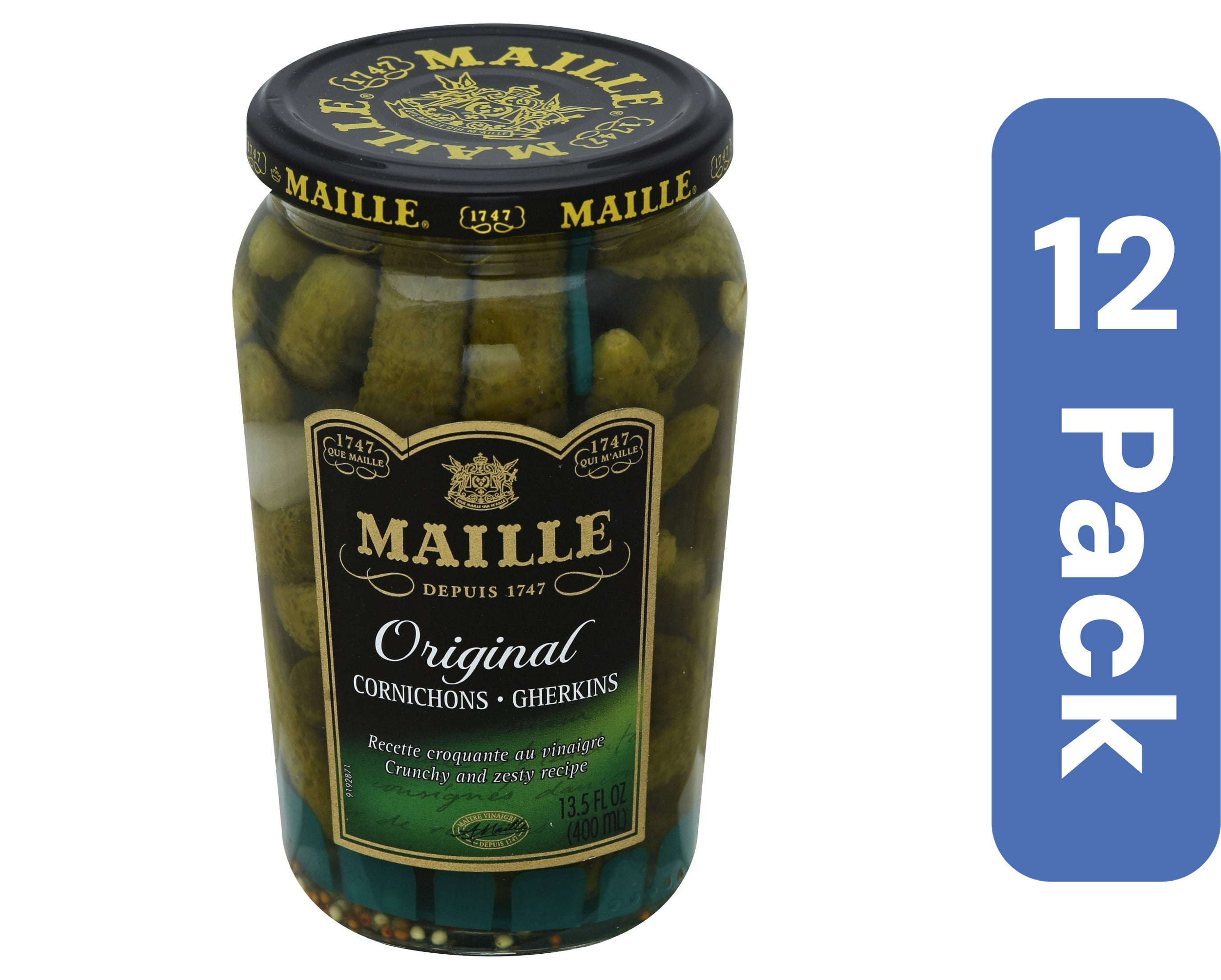 Maille Extra Fine Cornichons 13.5 oz (Pack Of 12) - Walmart.com