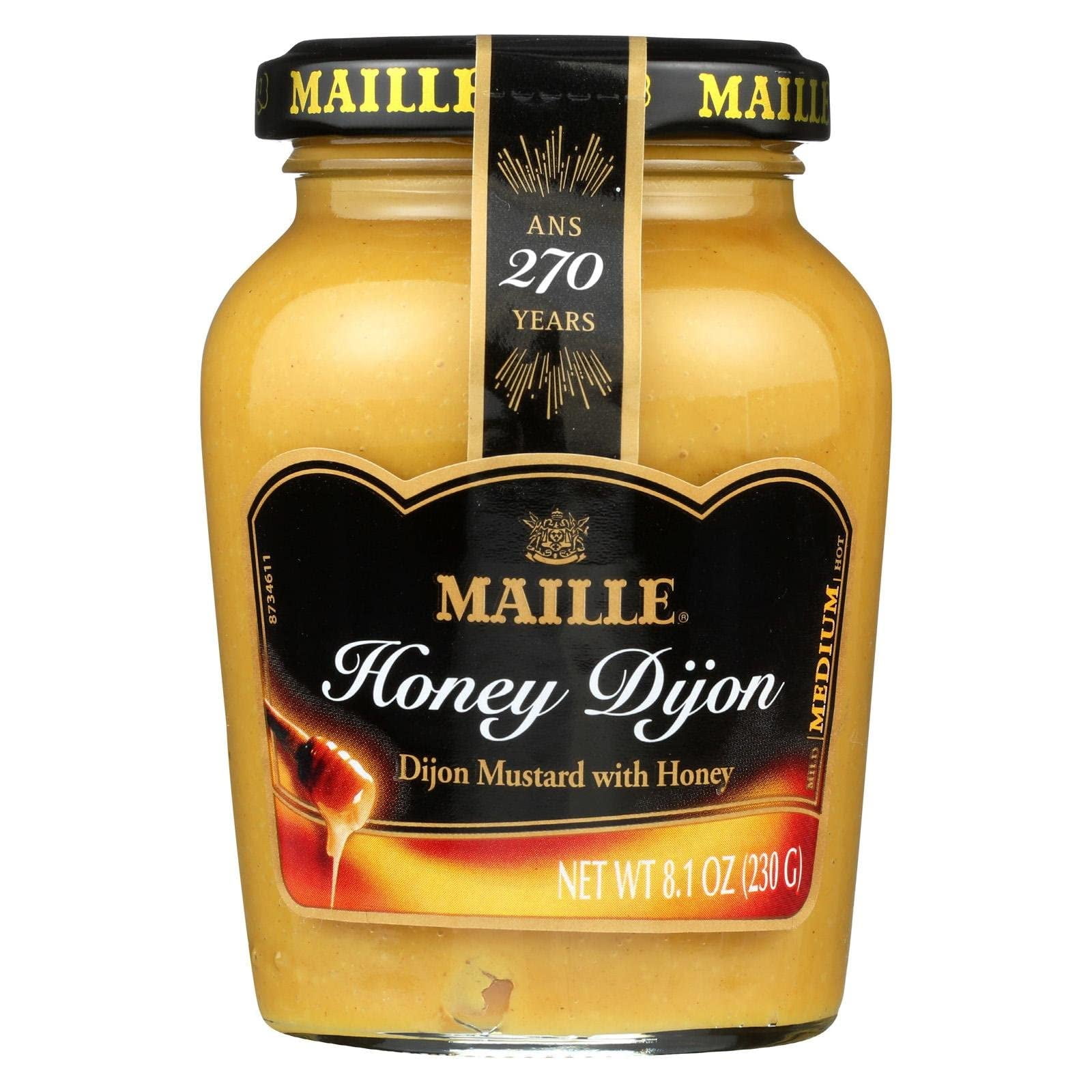 Maille Honey Dijon Mustard, Delicious Groceries, 8 Ounce - Pack of 6 ...