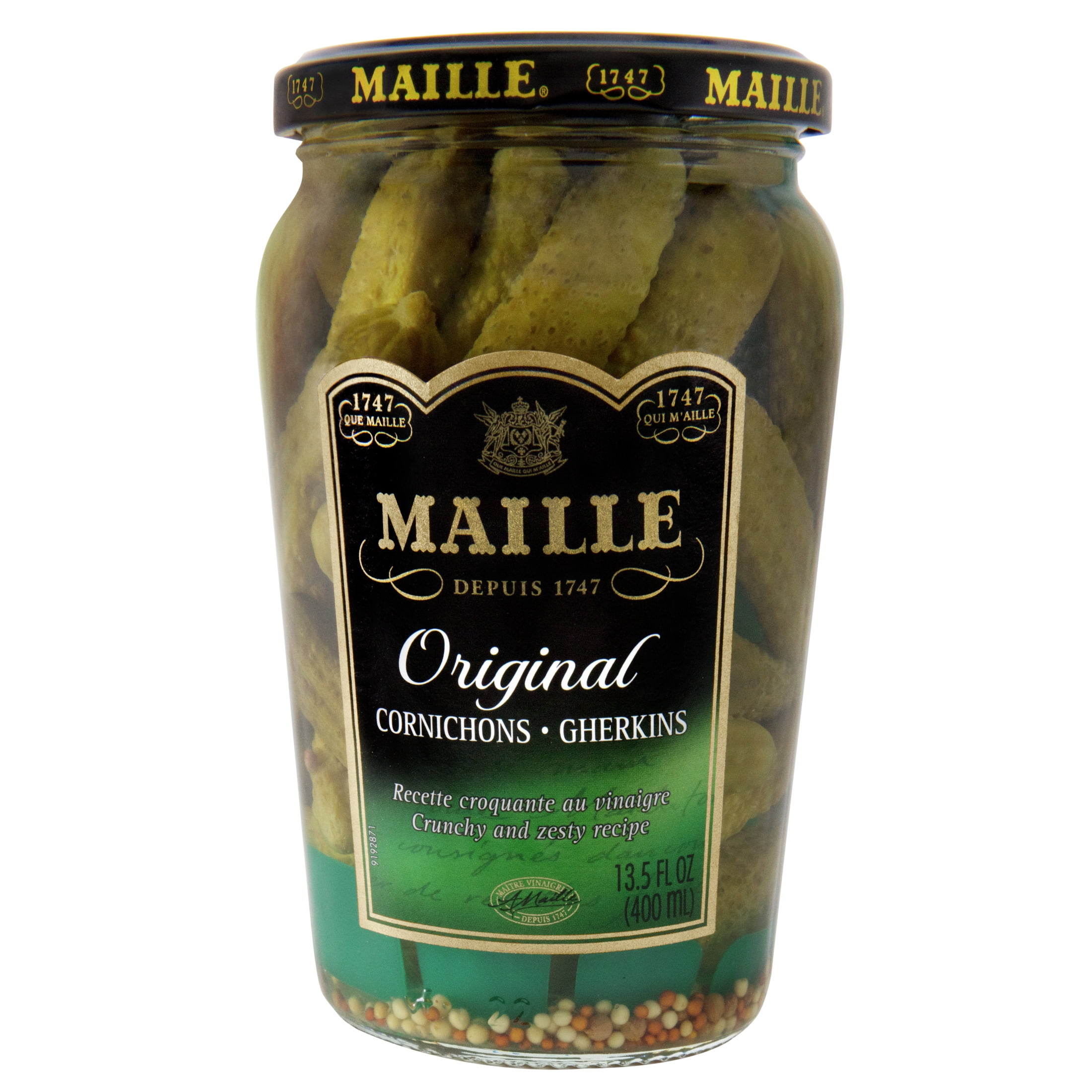 Maille Petite Original Cornichons Whole Gherkins Pickles, Product of ...
