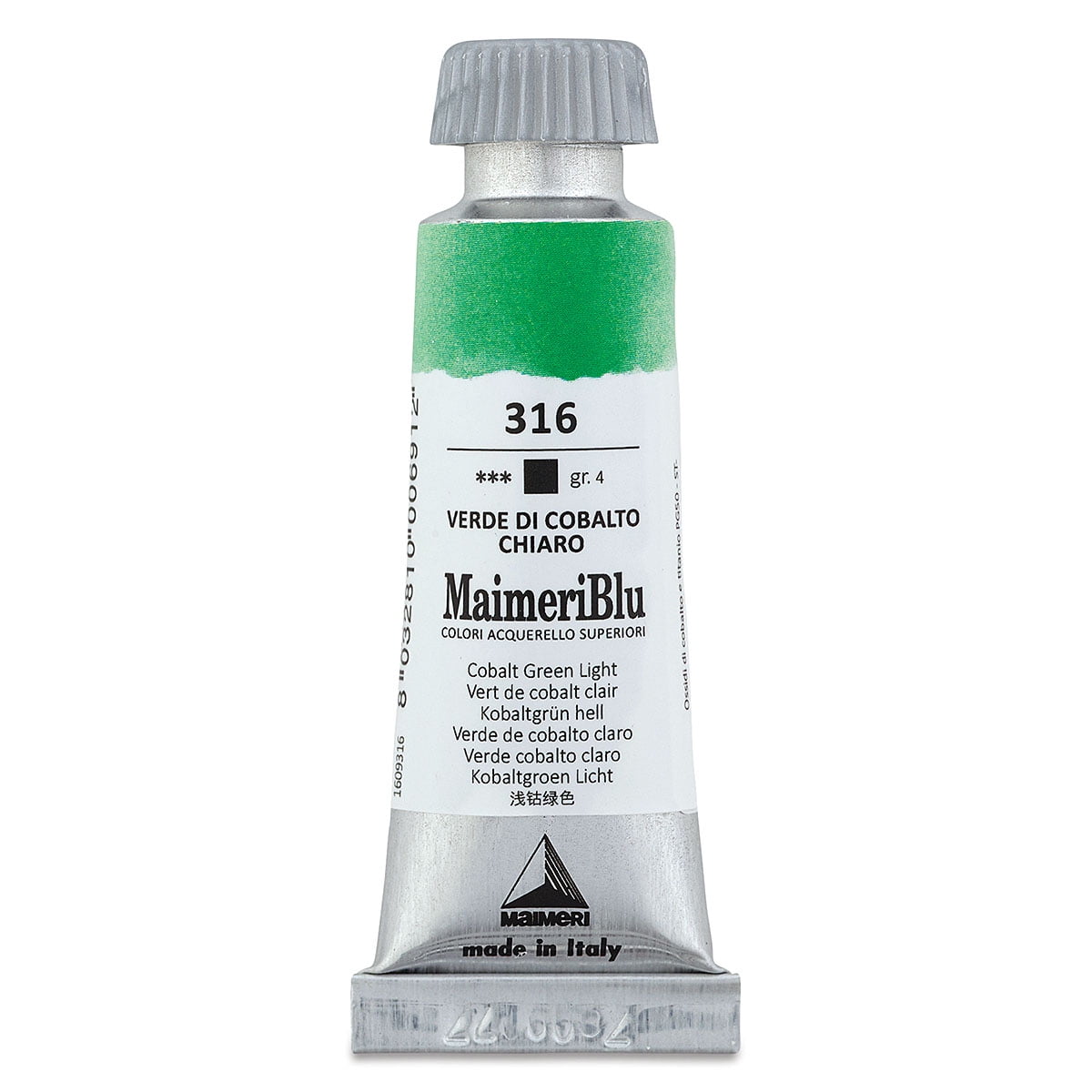 Maimeri Blu Artist Watercolor - Cobalt Green Light, 12 ml Tube ...