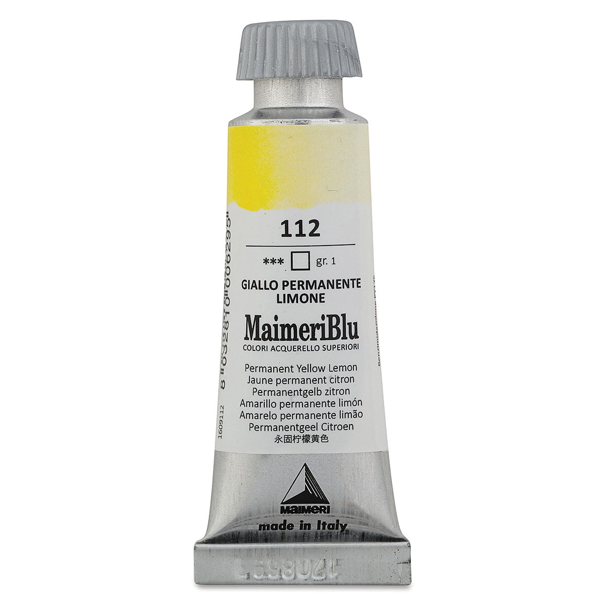 Maimeri Blu Artist Watercolor - Permanent Yellow Lemon, 12 ml Tube ...