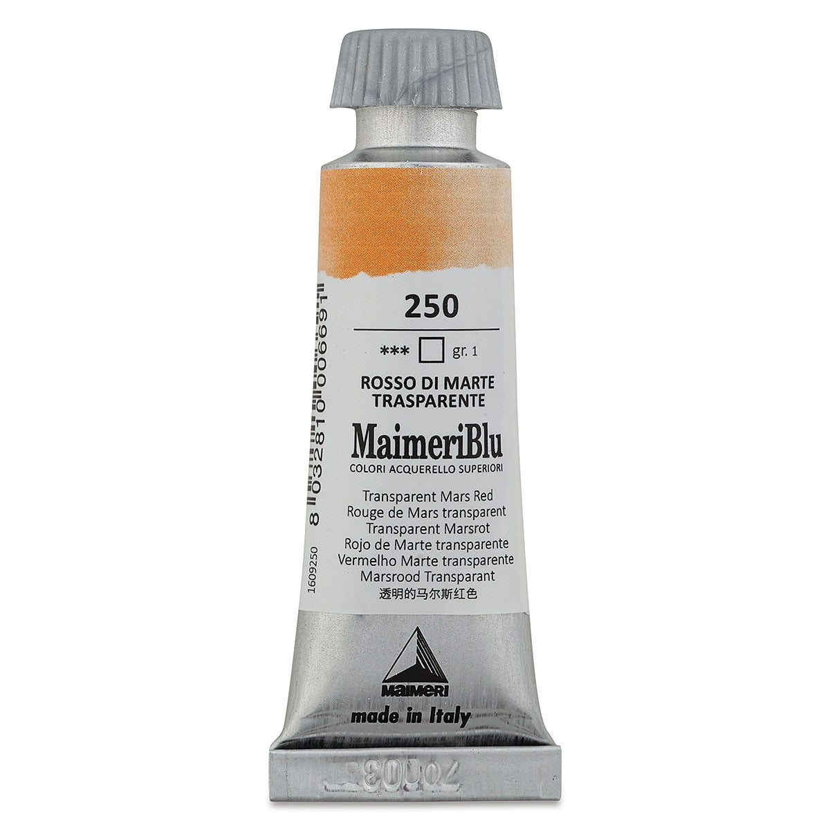 Maimeri Blu Artist Watercolor - Transparent Mars Red, 12 ml Tube ...