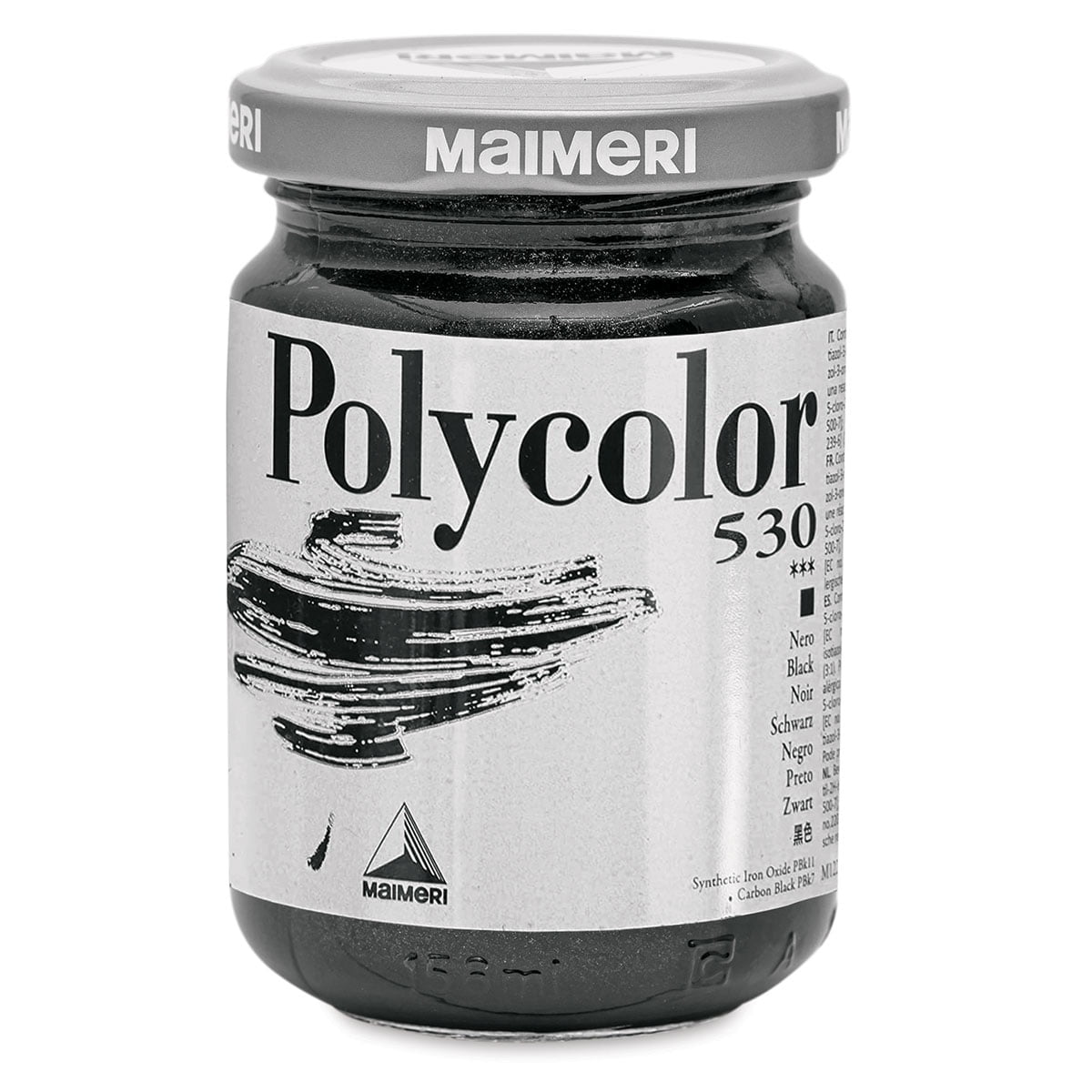 Maimeri Polycolor Vinyl Paints - Black, 140 ml Jar - Walmart.com