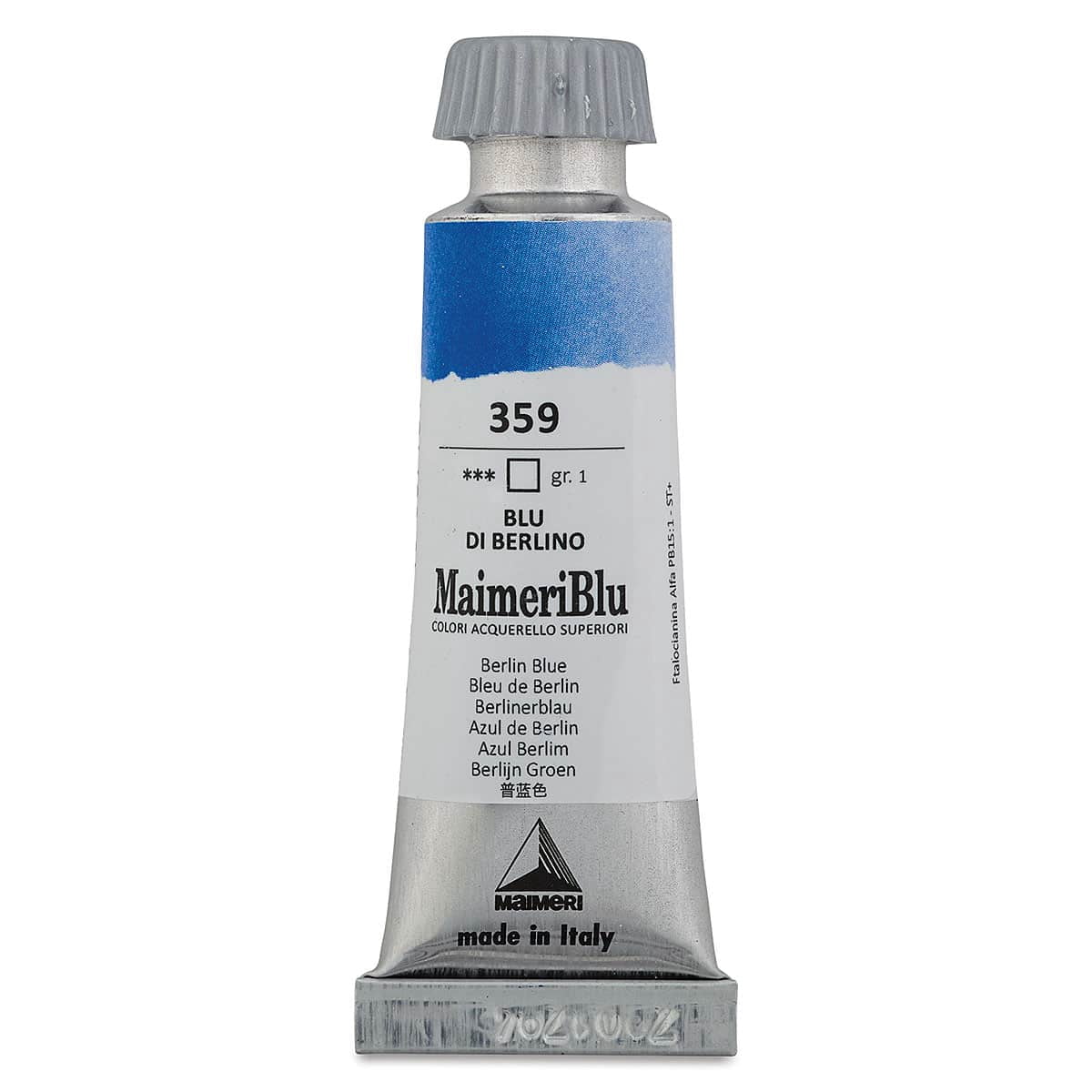 Maimeri Blu Artist Watercolor - Berlin Blue, 12 ml Tube - Walmart.com