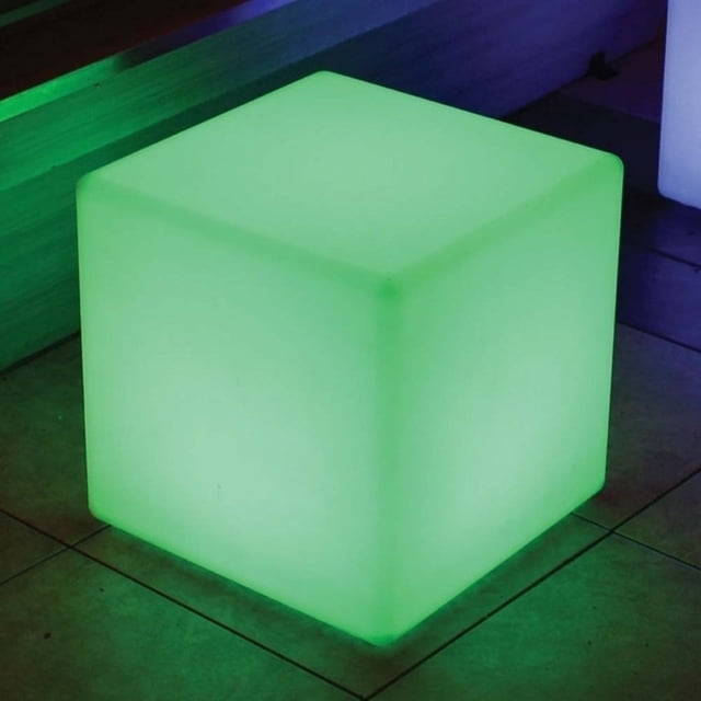 Main Access 16" x 16" Outdoor Color Changing LED Light Cube with ...