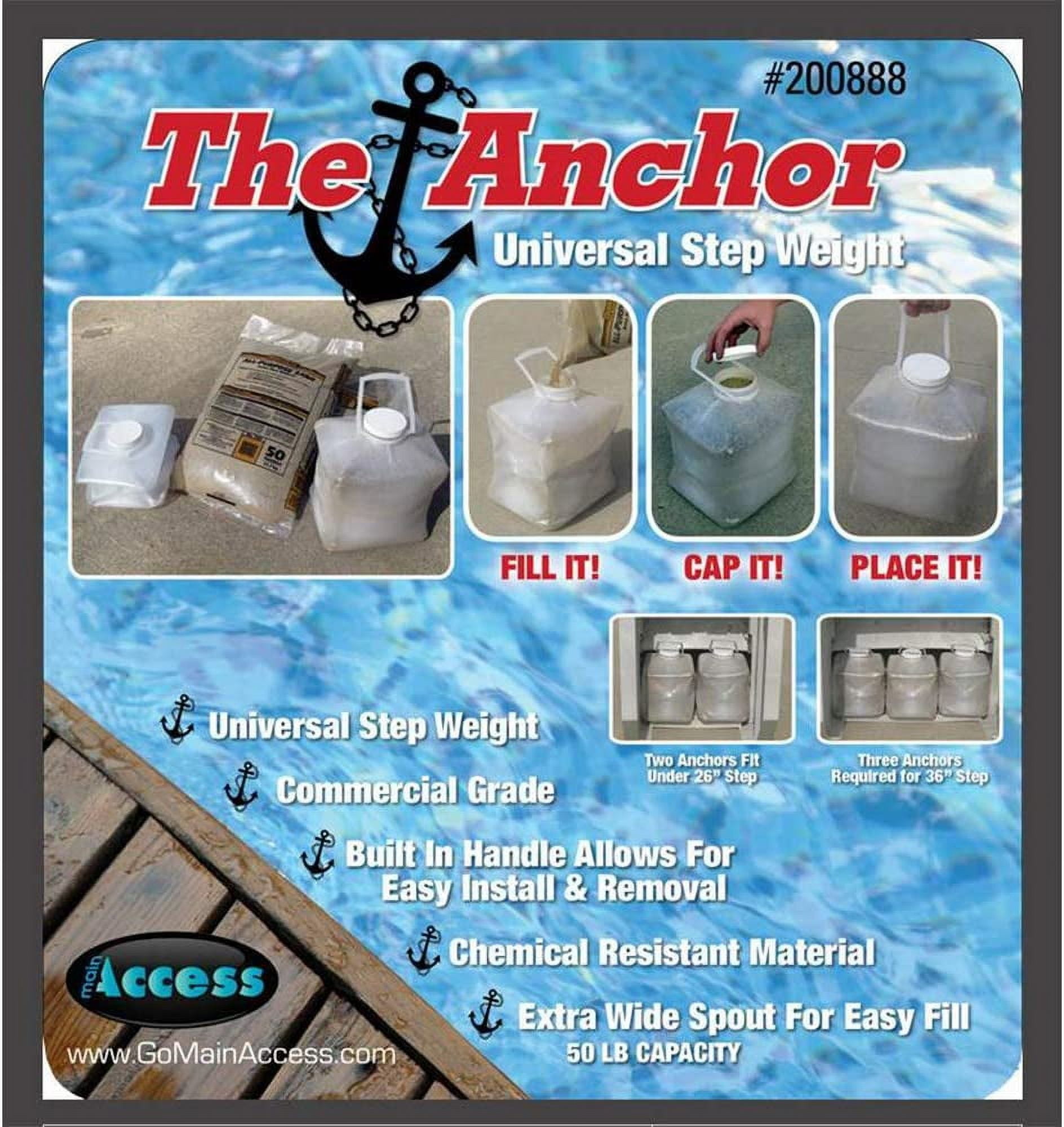Main Access Anchor - Universal Pool Weights for Above Ground Entry ...