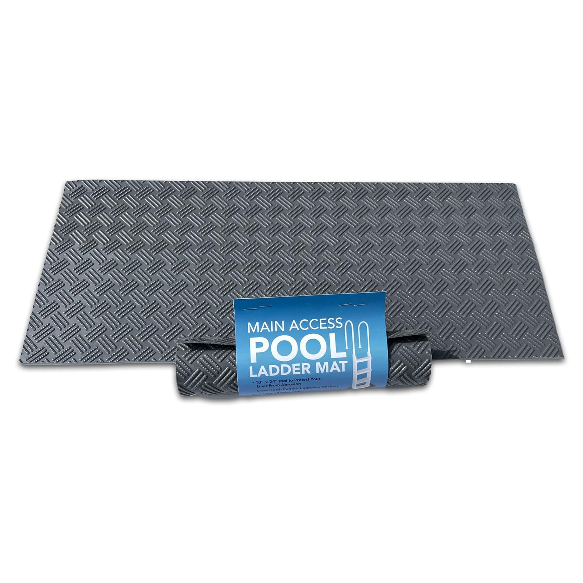 Main Access Large 10 x 24 Inch Pool Step Ladder Guard Mat, Accessory ...