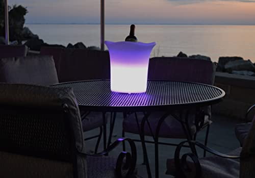 Main Access Tonga: 11 Inch Color Changing LED Light Ice Bucket ...