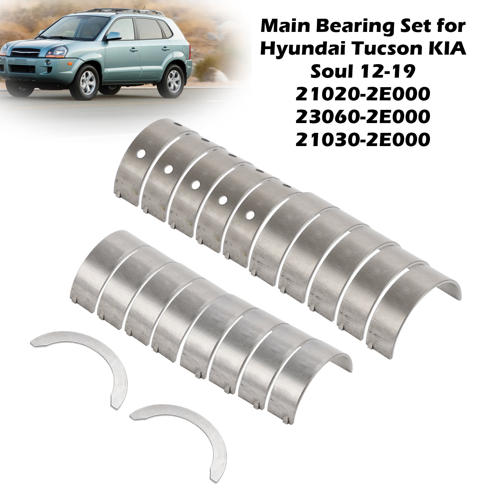 Main Bearing Set for Hyundai Tucson/KIA Soul (12-19) - 21020-2E000 ...