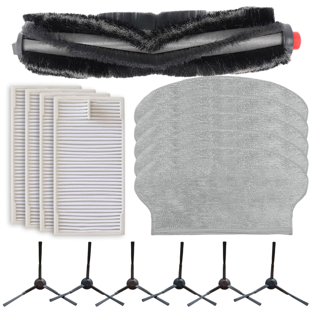 Main Brush Filters Mop Cloths Side Brushes for Eureka NER600 ...