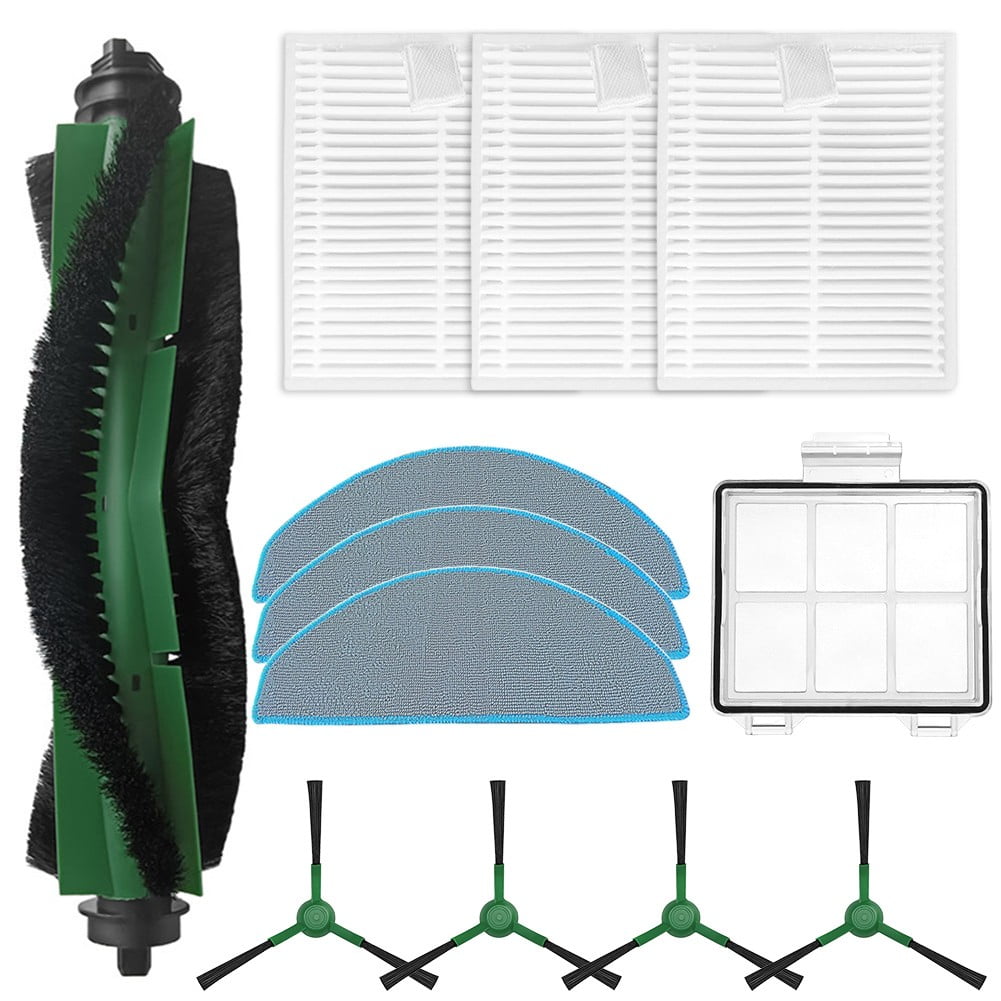 Main Brush Filters Mop Cloths Side Brushes Set for Roomba Essential ...
