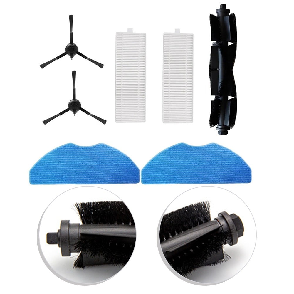 Main Brush Filters Side Brushes Mop Cloths Kit For Polaris Pvcrdc 6002 ...