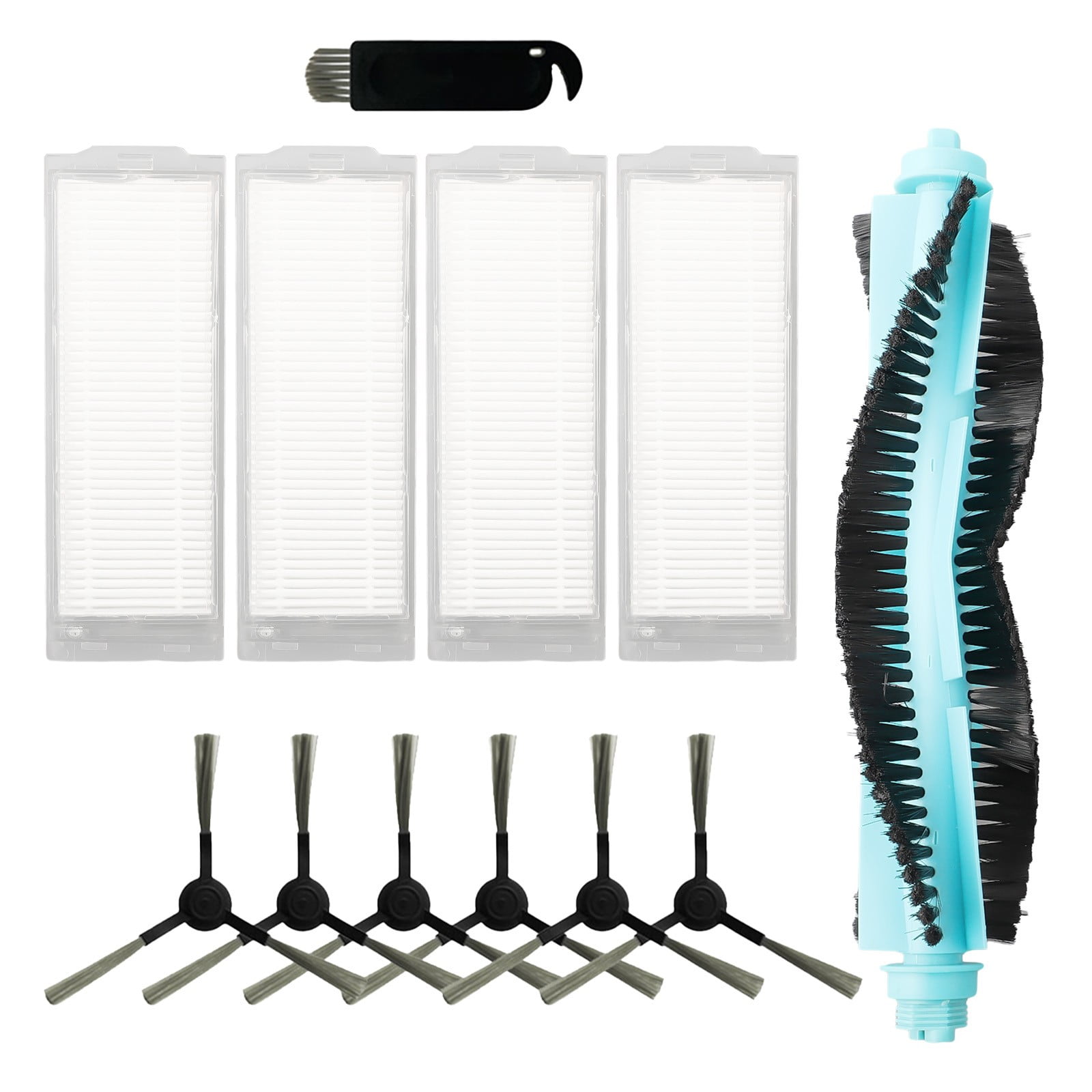 Main Brush Side Brush Filter Kit for M6 Pro Robot Vacuum Cleaner ...