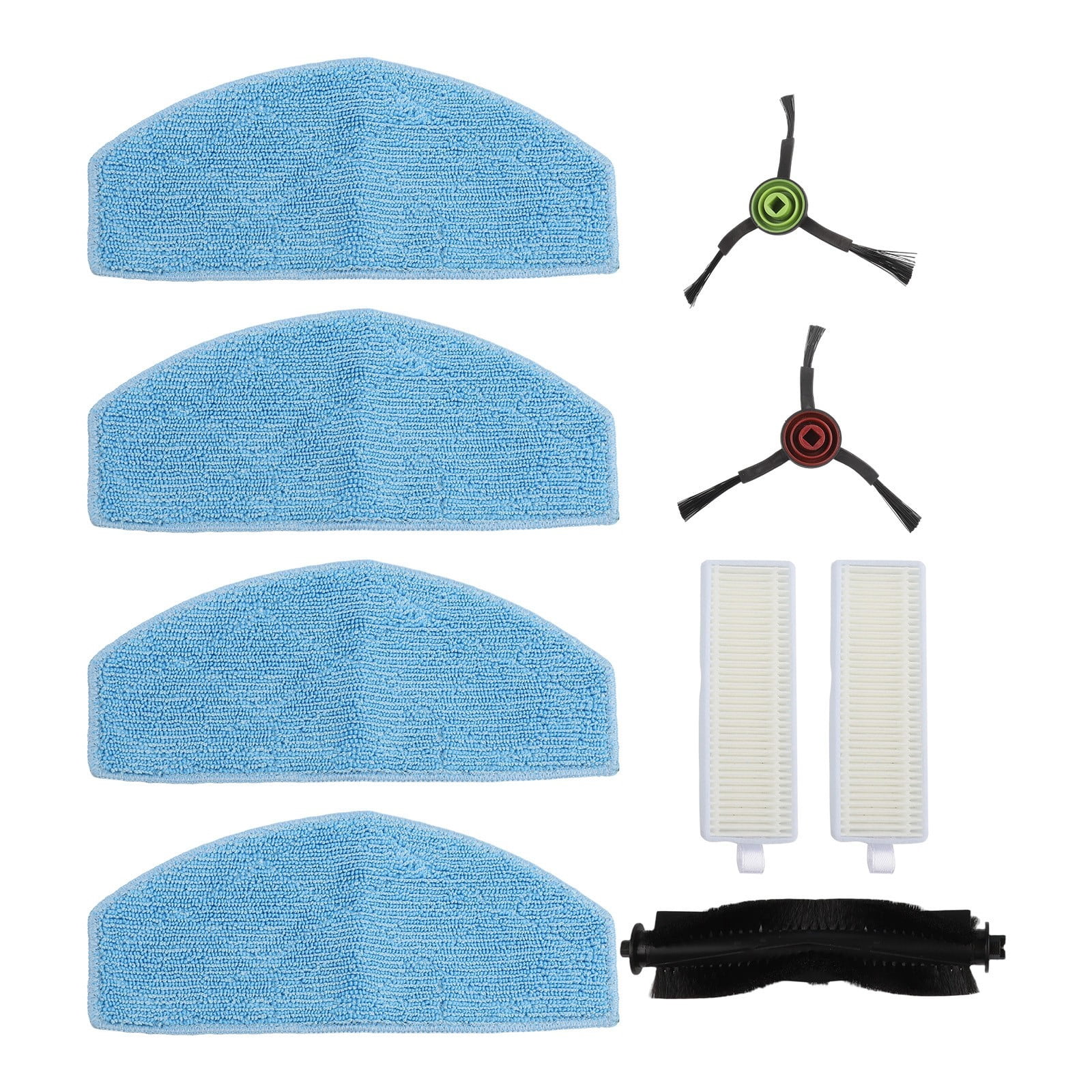 Main Brush Side Brushes Filter Mop Cloth Kit For Airzeen Captures Fine ...