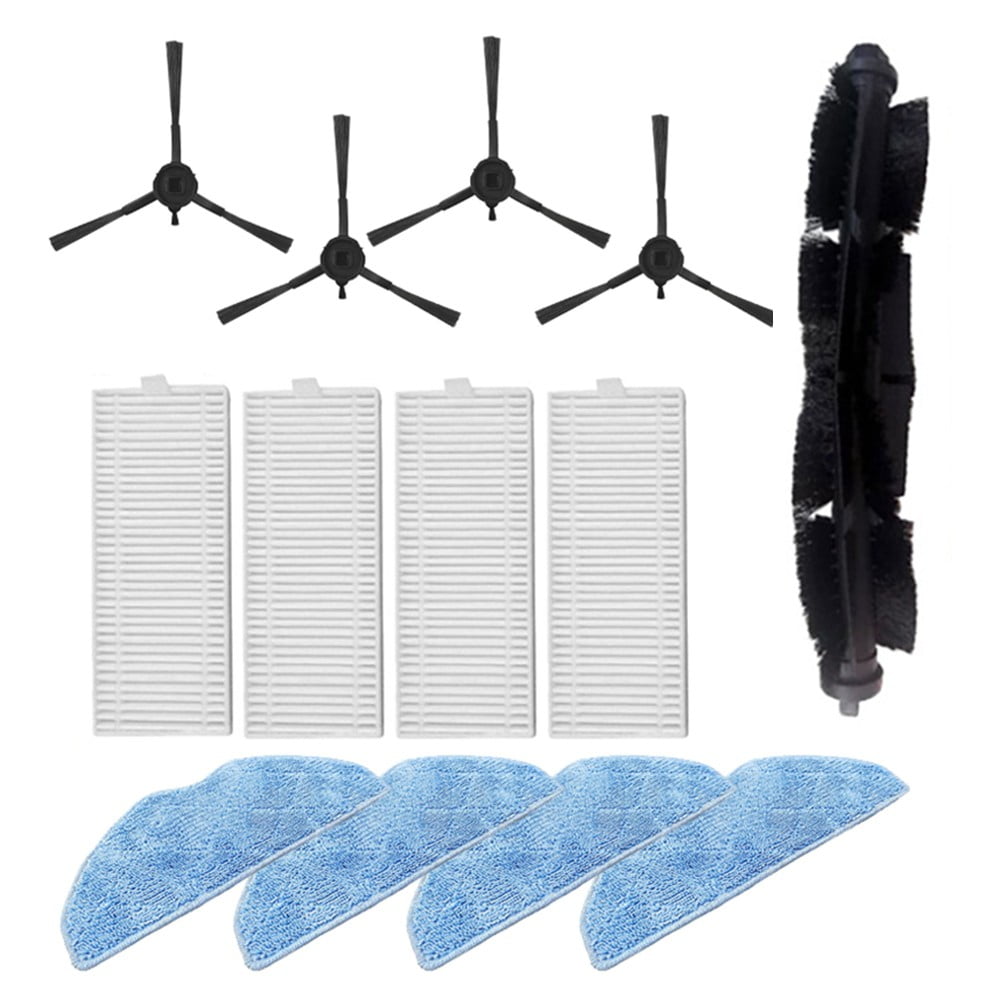 Main Brush Side Brushes Filter Mop Cloth Kit for Homerun Serie 3000 ...