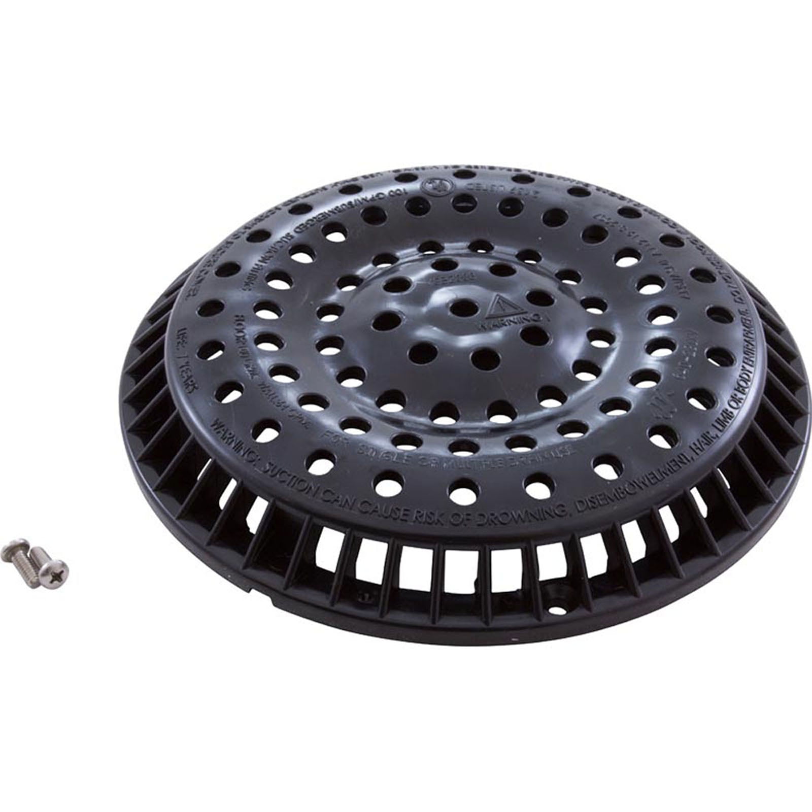 Main Drain Grate, Waterway Anti Vortex, 8" Round, Black - Walmart.com