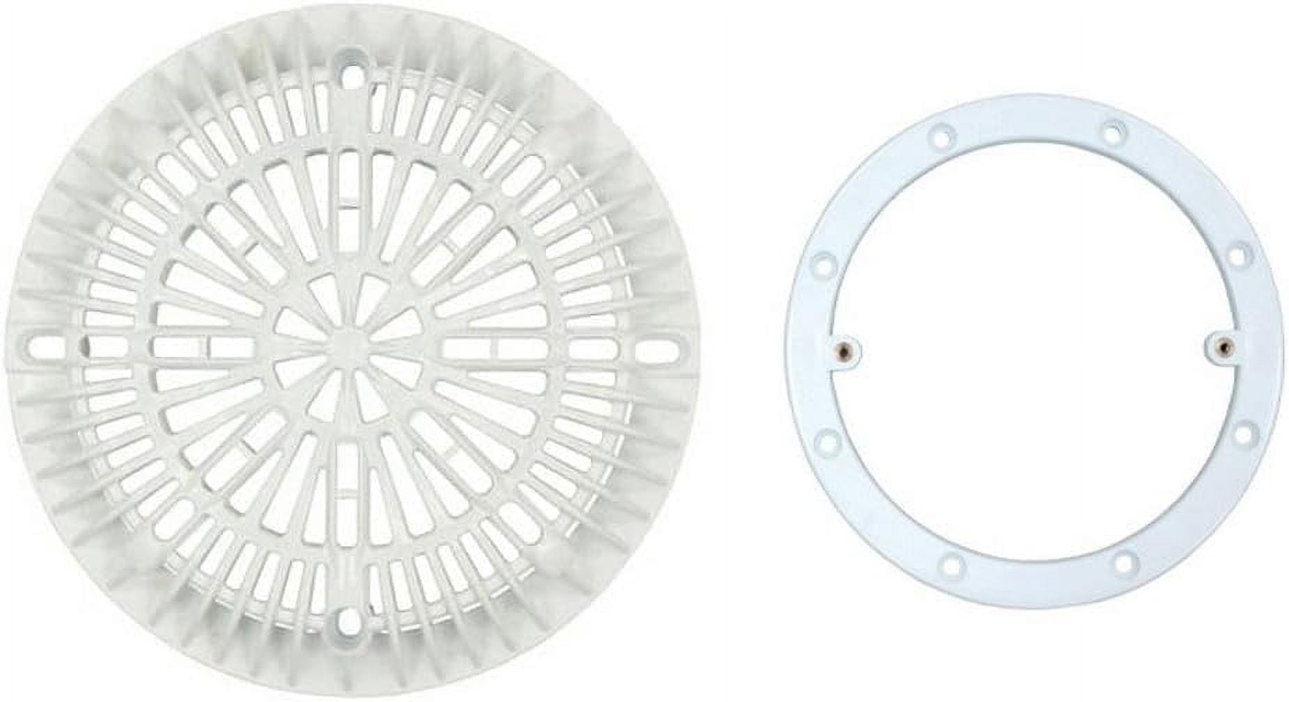 Main Drain Ring/Cover 8IN WHT 25548-000-000 - Walmart.com