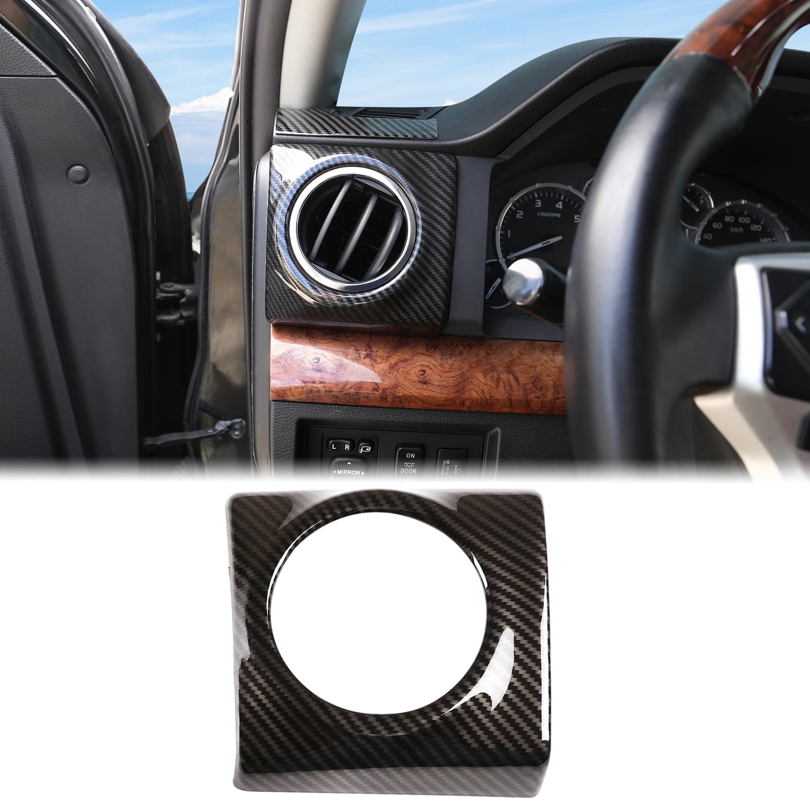 Main Driver's Side Air Outlet Frame Fit for Tundra 2014-2021 Aunginsy ...
