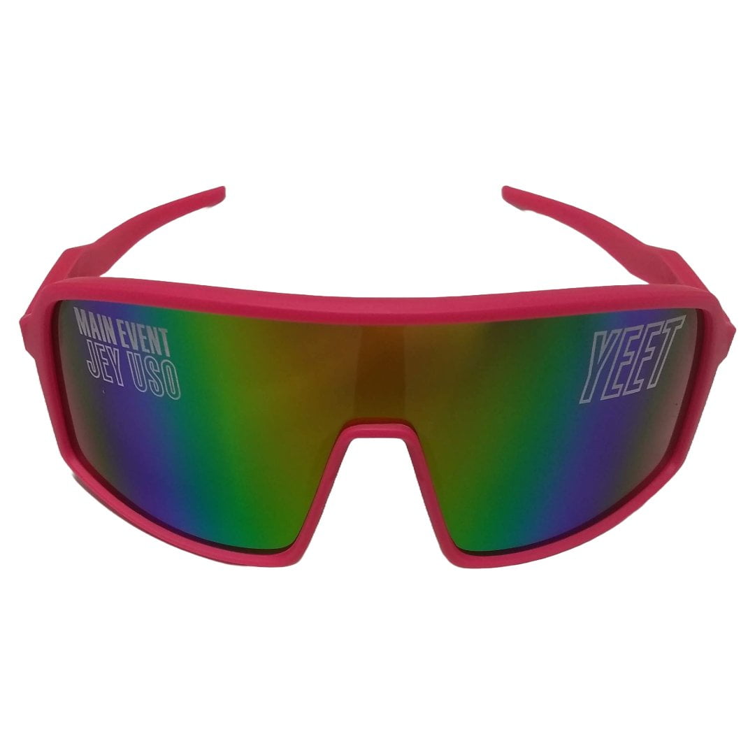 Main Event Jey Uso Yeet Sport Shades Costume Glasses Pink - Walmart.com