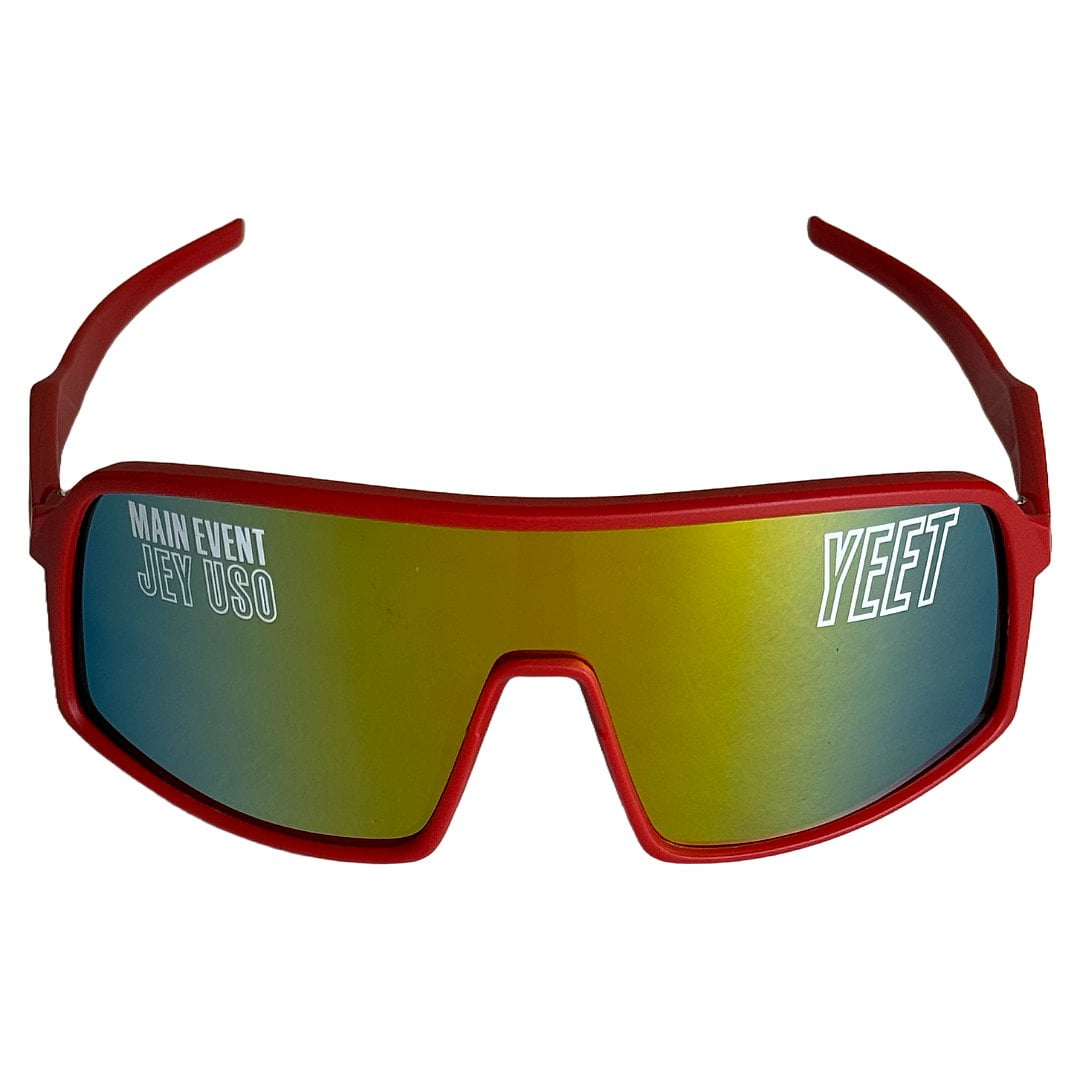 Main Event Jey Uso Yeet Sport Shades Costume Glasses Red - Walmart.com