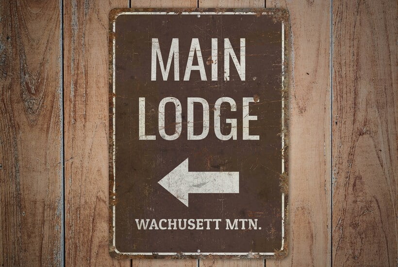 Main Lodge Main Lodge Decor Main Lodge Sign Lodge Direction Sign ...