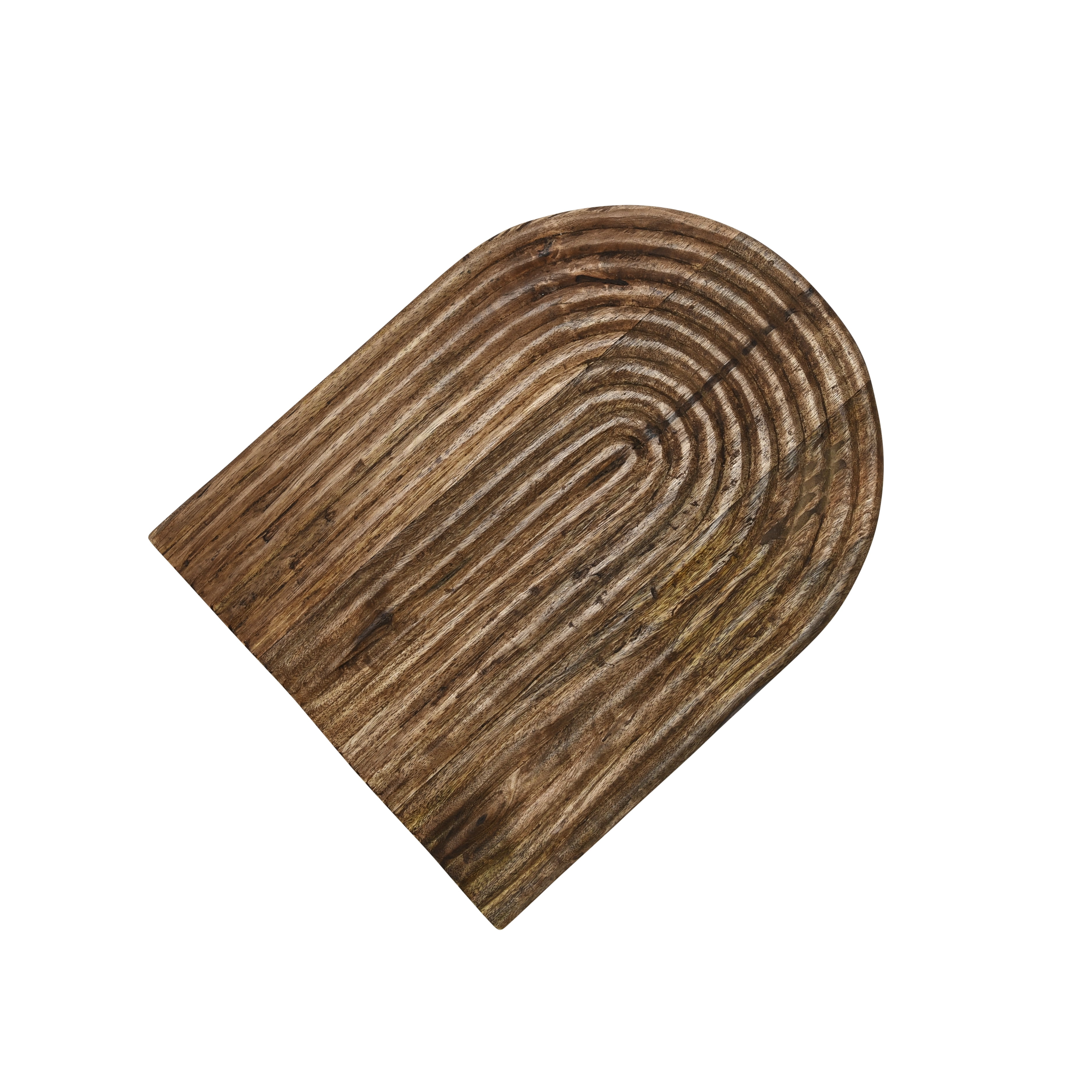 Main + Mesa Carved Arch Mango Wood Serving Board, Natural - Walmart.com