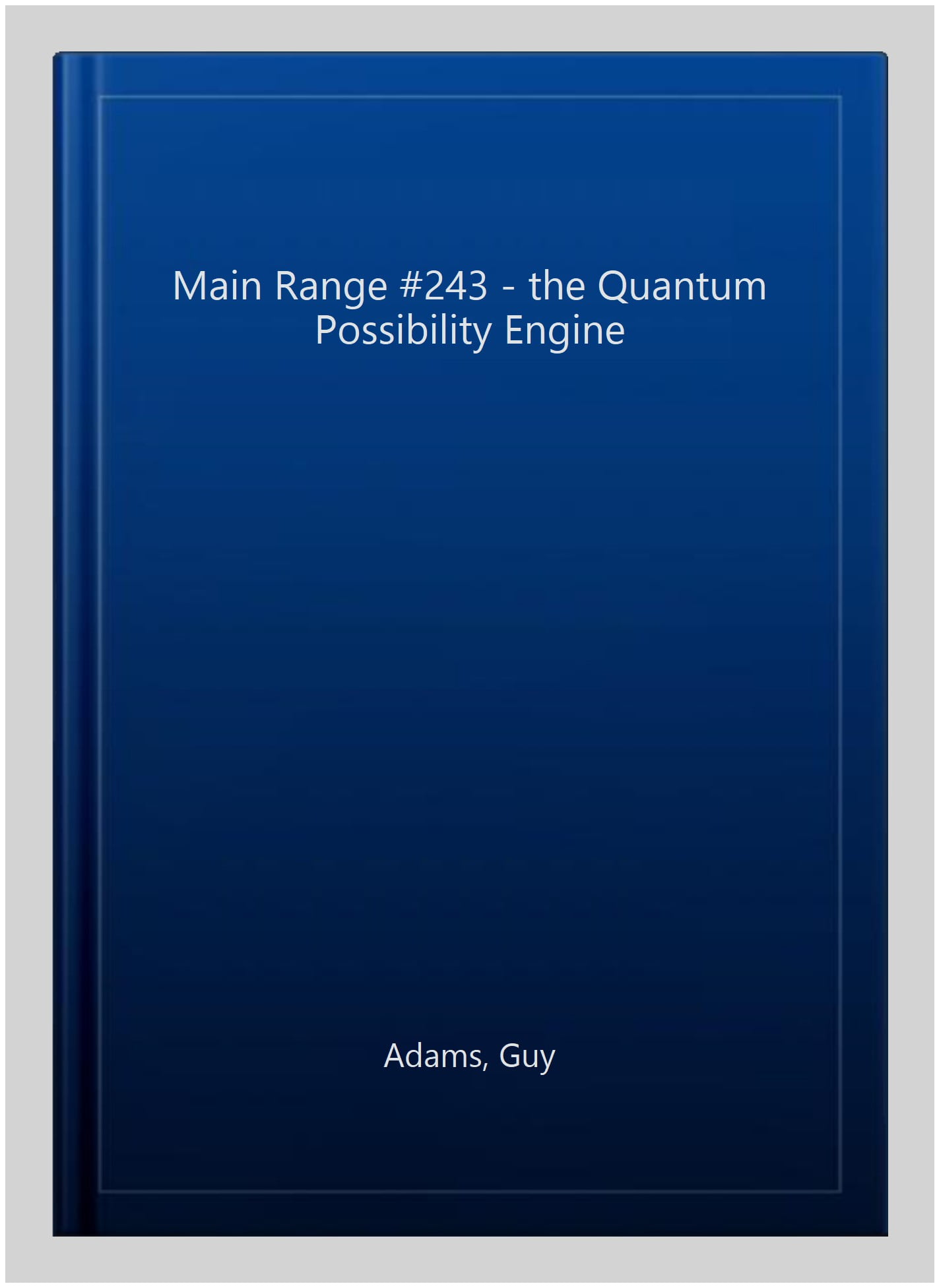 Main Range #243 - The Quantum Possibility Engine - Walmart.com