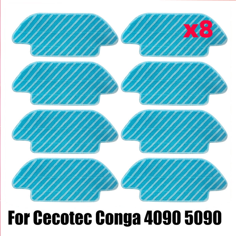 Main Roller Side Brush Mop Cloths Rag Replacement For Cecotec Conga ...