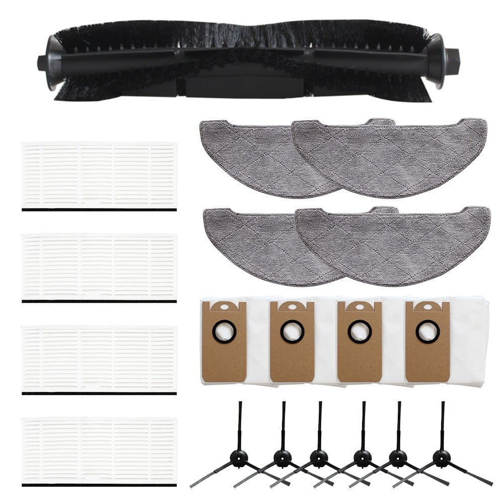 Main Side Brush Dust Bags Mop Filter for Arnagar S8 pro Robot Vacuum ...