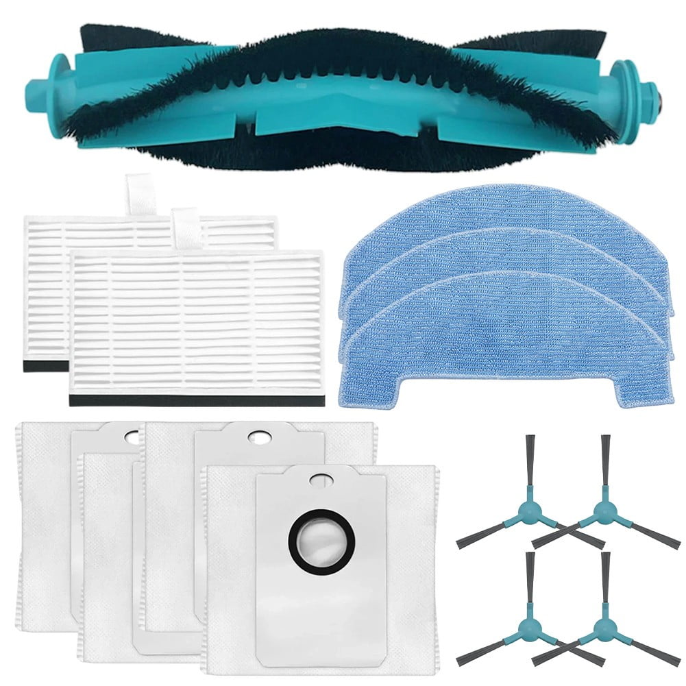 Main Side Brush Filter Mop Cloth Dust Bag Kit for Conga 2499 Ultra Home ...