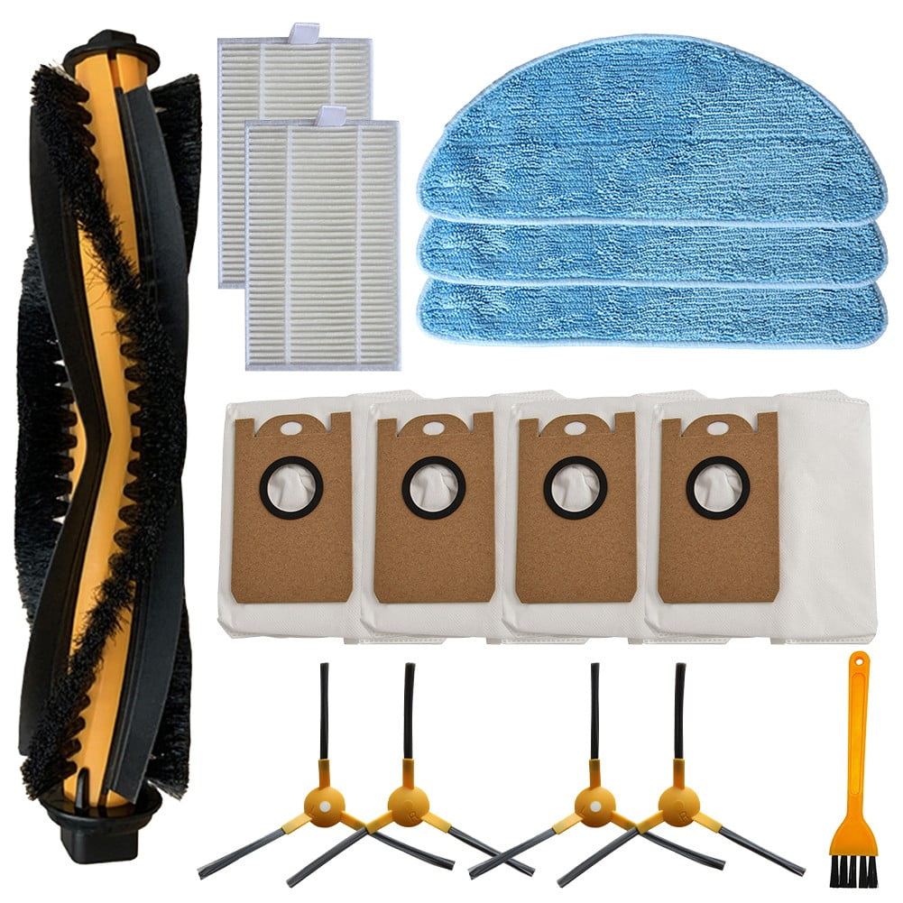 Main Side Brush Filter Mop Cloth Dust Bag Kit for Honiture Vacuum ...