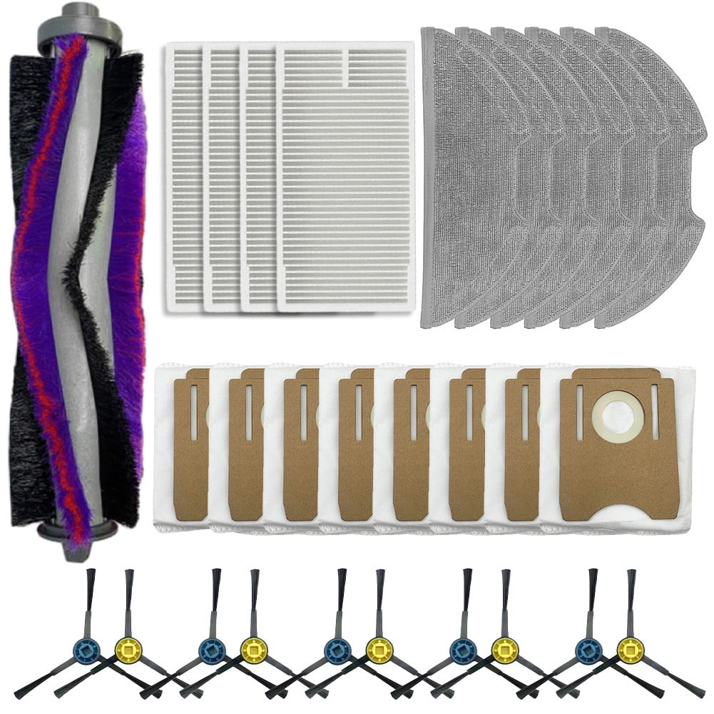 Main Side Brush Filter Mop Cloth Dust Bag Kit for Obode A8 Plus ETA ...