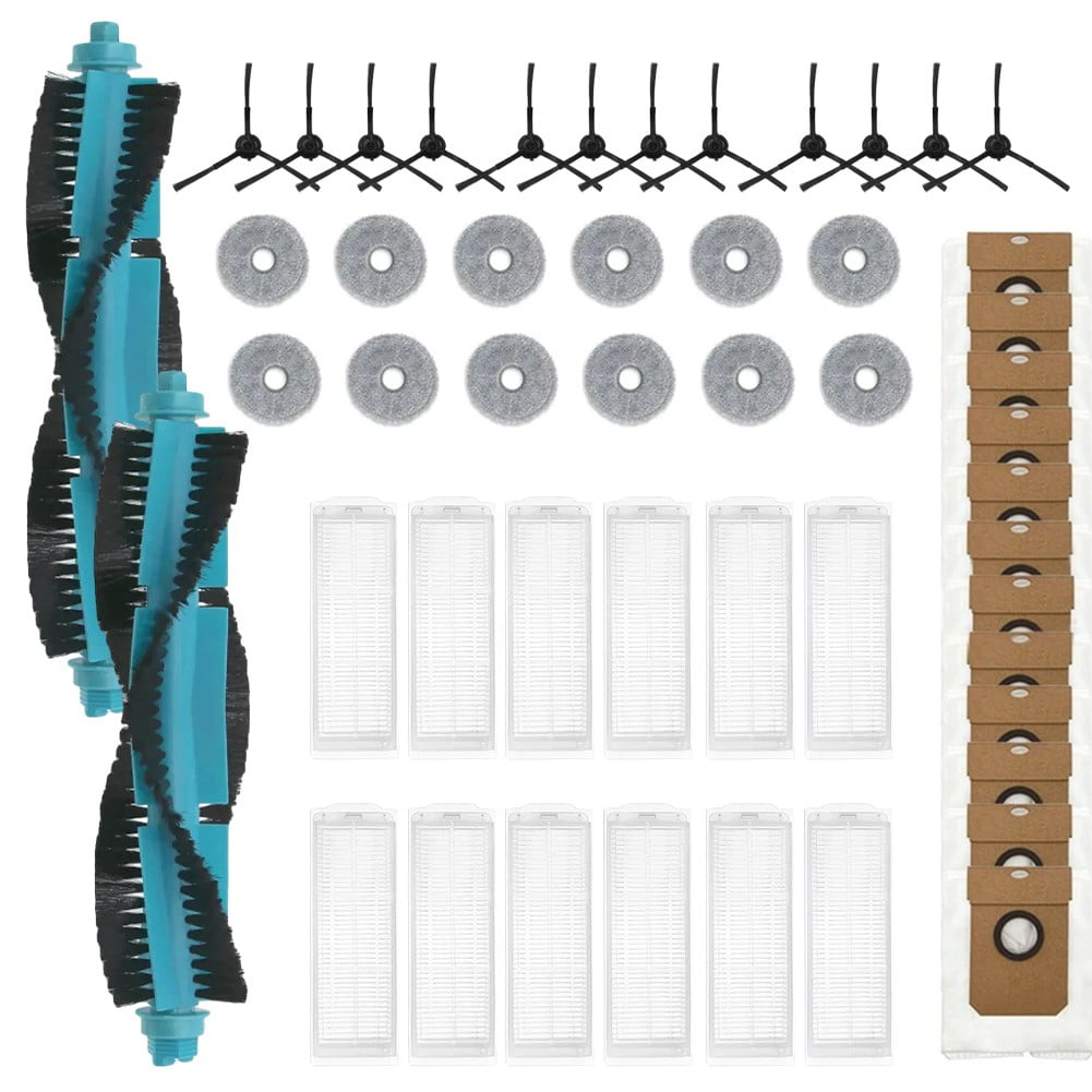 Main Side Brush Filter Mop Cloth Dust Bags Kit For Cecotec for Conga ...