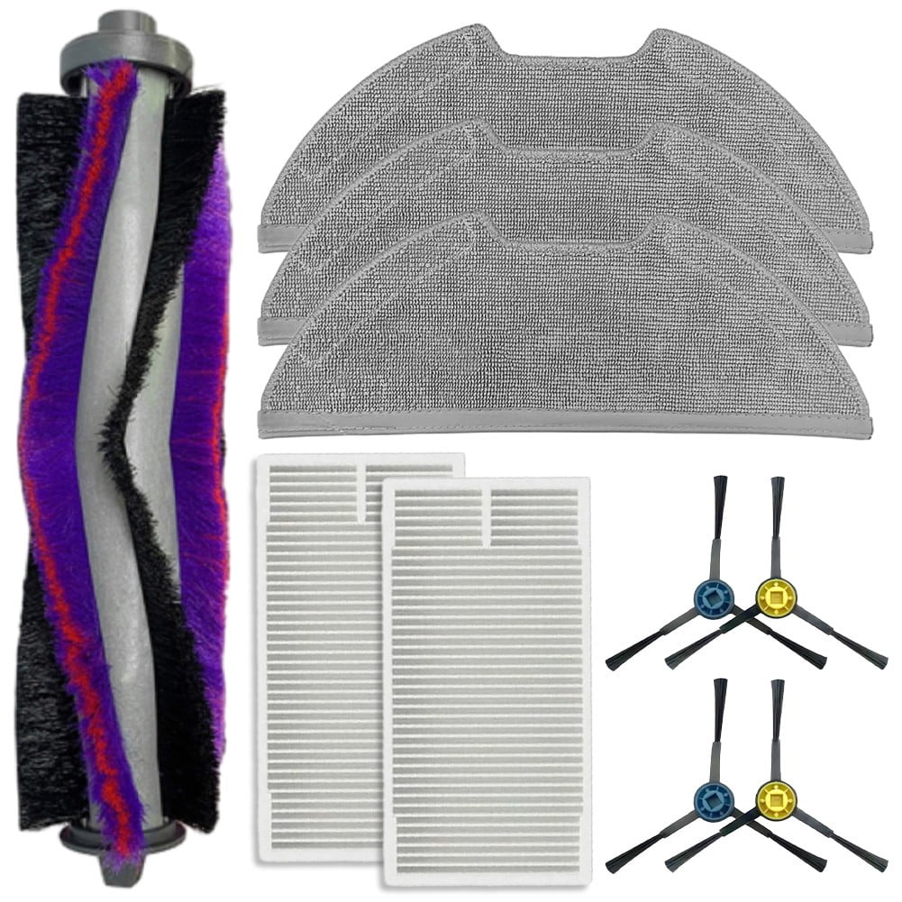 Main Side Brush Filter Mop Cloth For Midea M9 For Eureka NERE10s E10S For Obode A8 Vacuum ...