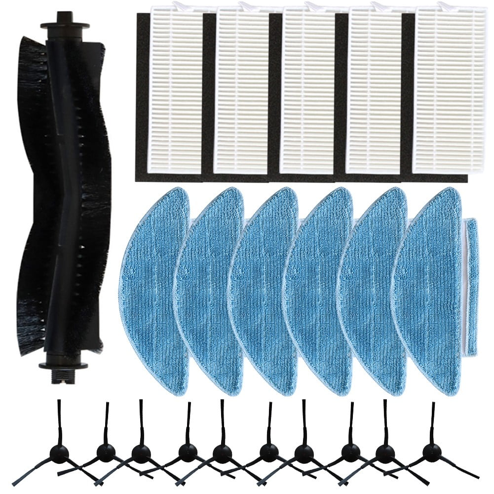 Main Side Brush Filter Mop Cloth Kit For Medion X20 SW+ / MD 11415 MD ...