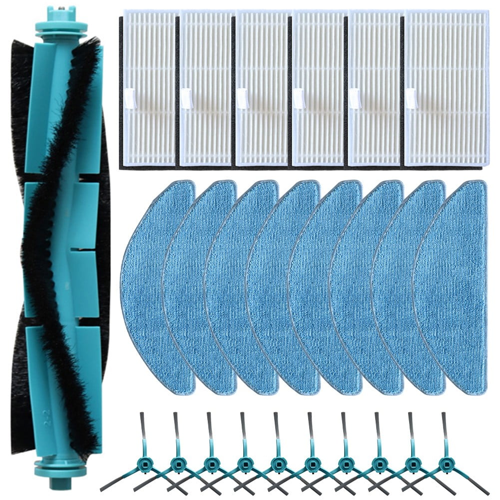 Main Side Brush Filter Mop Cloth Kit for Medion X41 Sw/X41 Sw+/X42 Sw+ ...