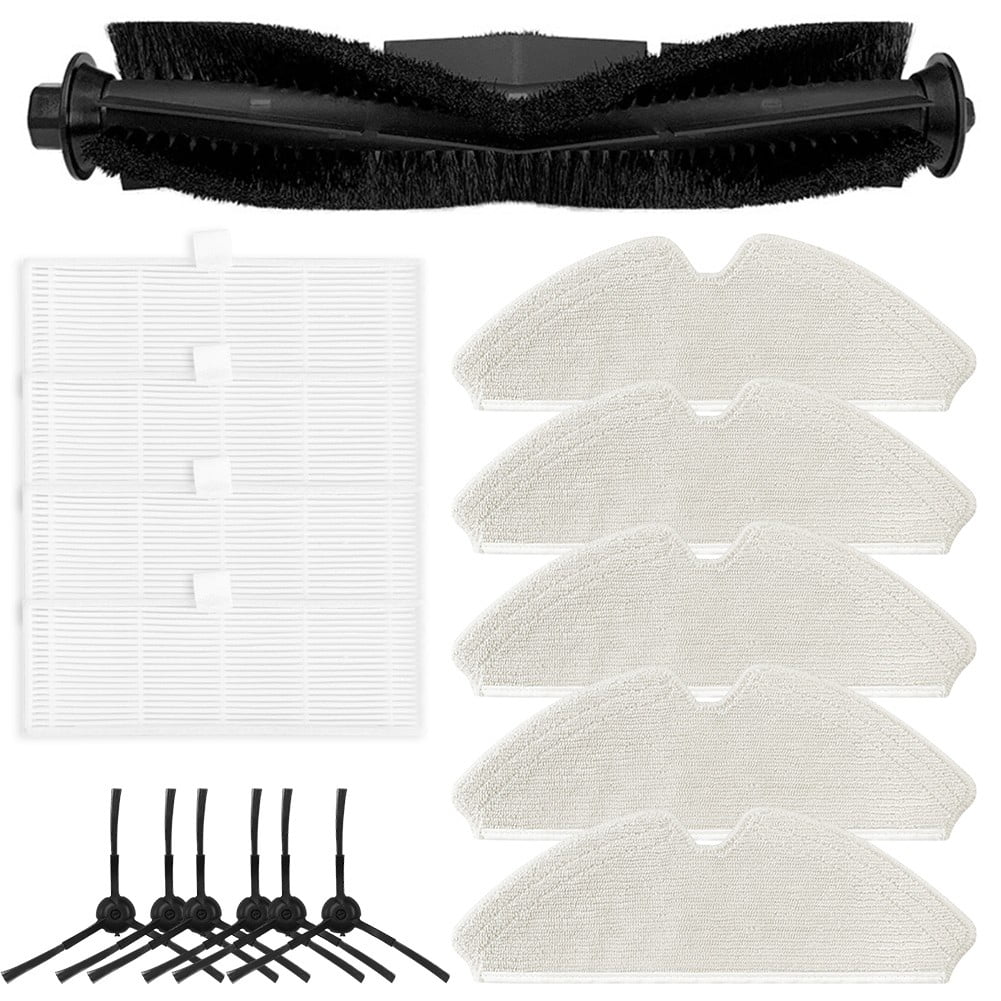 Main Side Brush Filter Mop Cloth Wipe Kit For Inic i9 Robot Vacuum ...