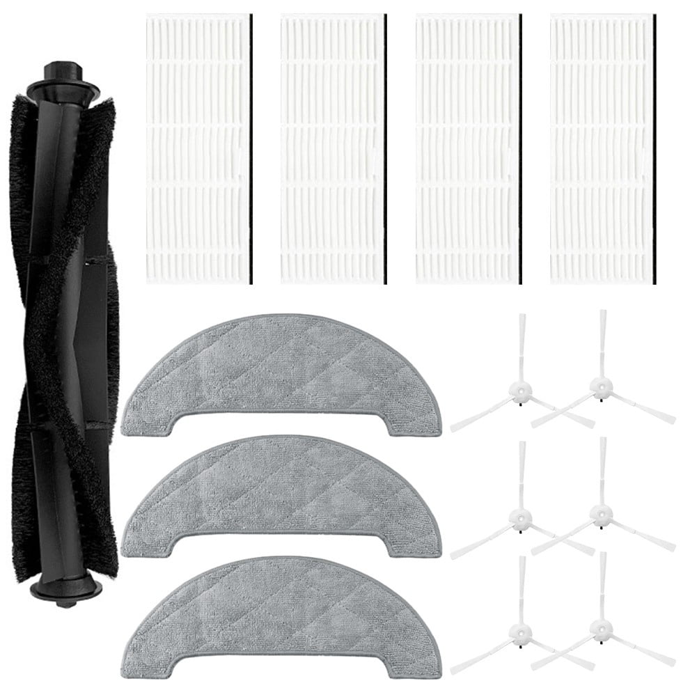 Main Side Brush Filter Mop Rag Spare Parts Set for Wiami For FX-11 Plus ...