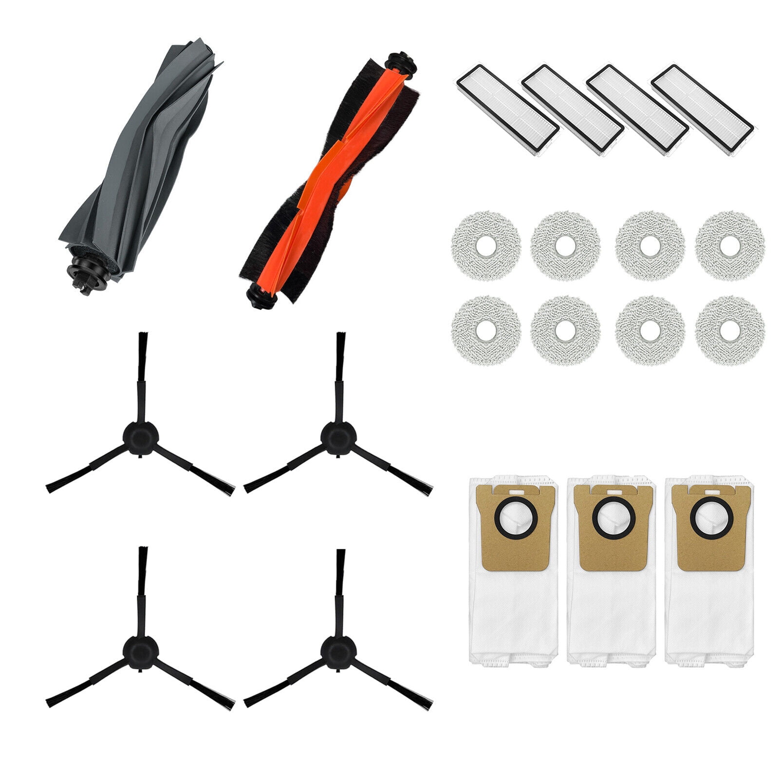 Main Side Brush Filter Wipe Dust Bag For Dreame X20pro/PLUS Vacuum Cleaner - Walmart.com