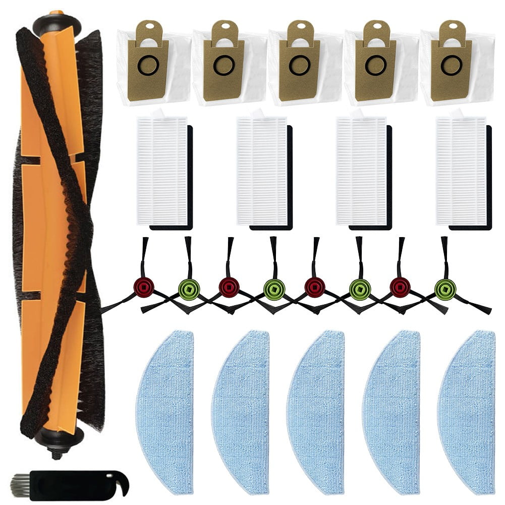 Main Side Brush Hepa Filter Mop Rag Cloth Dust Bag For Vistefly M203 ...