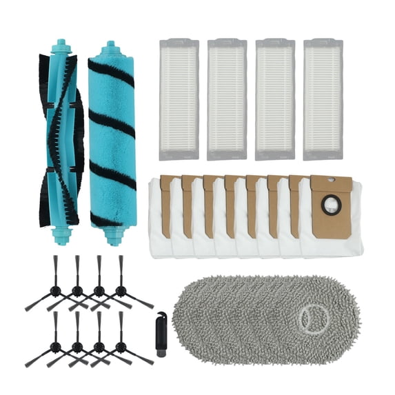 Main Side Brushes Filter Mop Dust Bag Kit For Cecotec For Conga 11090 ...