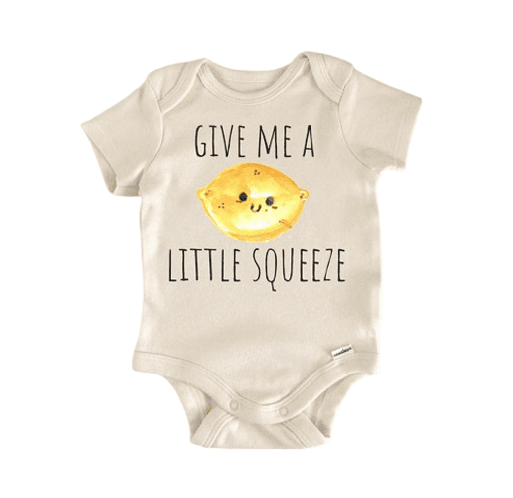 Main Squeeze Lemon Fruit - Baby Boy Girl Clothes Infant Bodysuit Funny ...