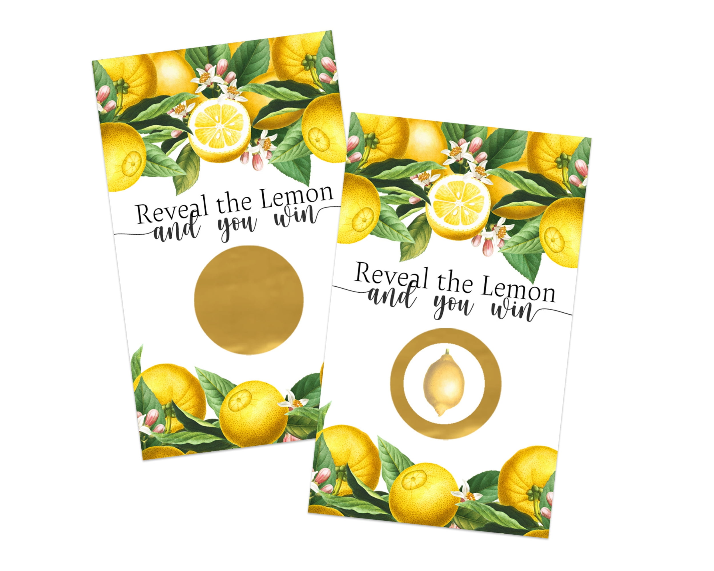 Main Squeeze Scratch Off Game for Showers, Wedding, Graduation, Lottery ...