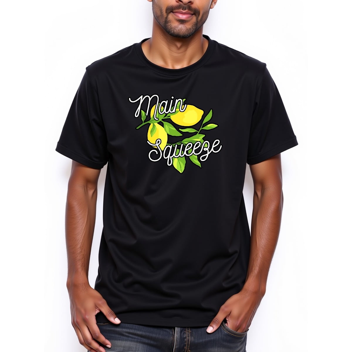 Main Squeezeeze Lemon-Themed Matching T-Shirts for Couples - Soft ...