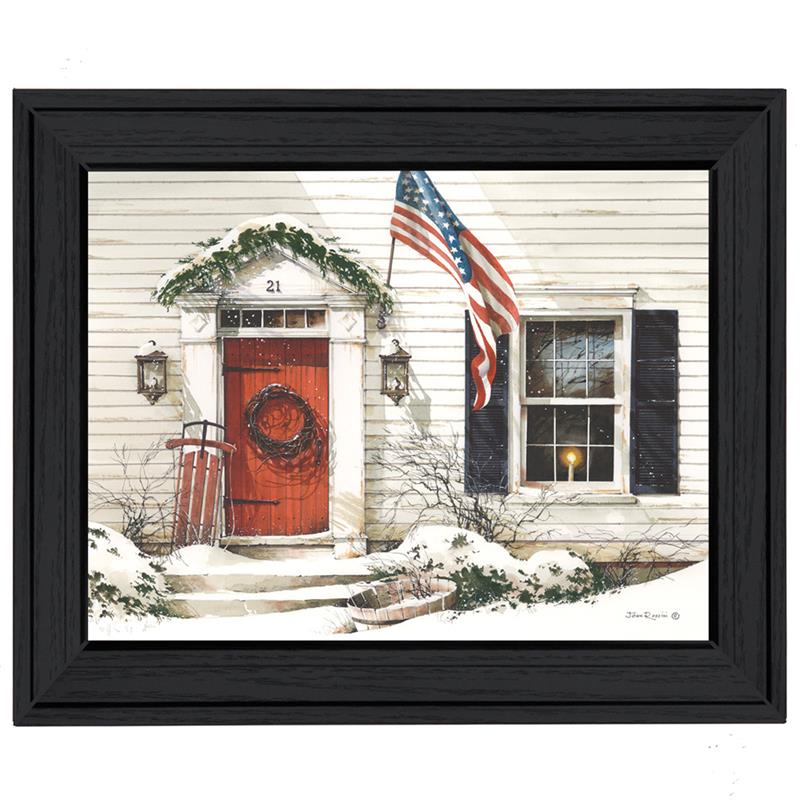 Main Street By John Rossini Printed Framed Wall Art Wood Multi-Color ...