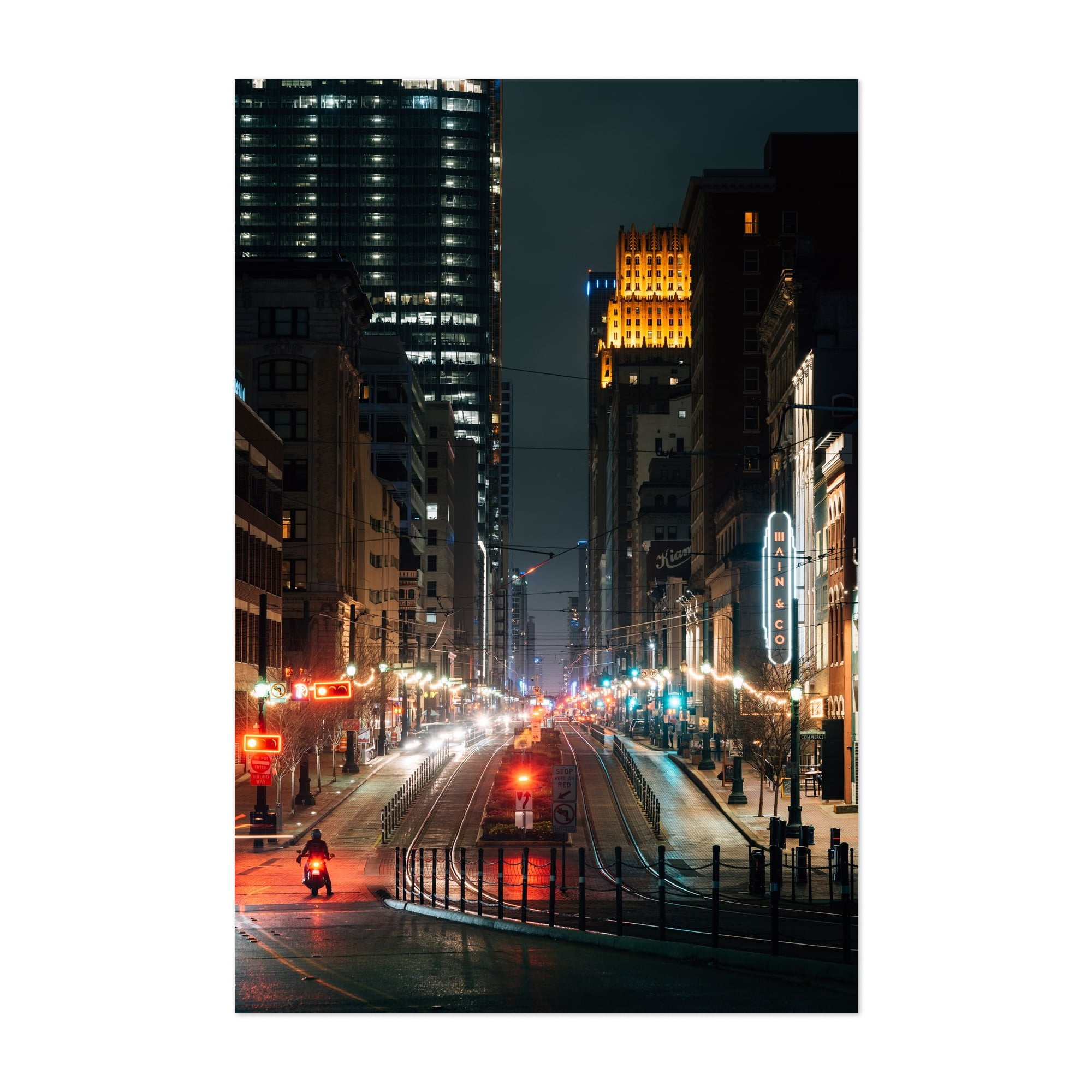 Main Street, Houston 03 - Houston Texas Photography Unframed Wall Art ...