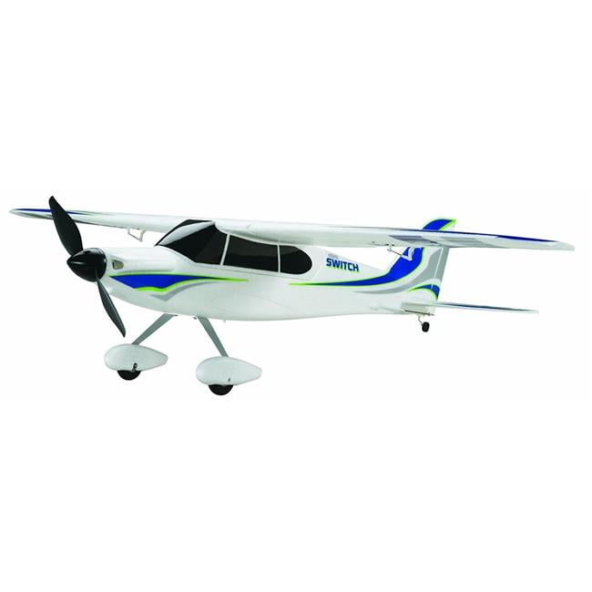 Flyzone FLZA3320 Mini Switch 2-in-1 Sport EP RTF RC Airplane - Walmart.com