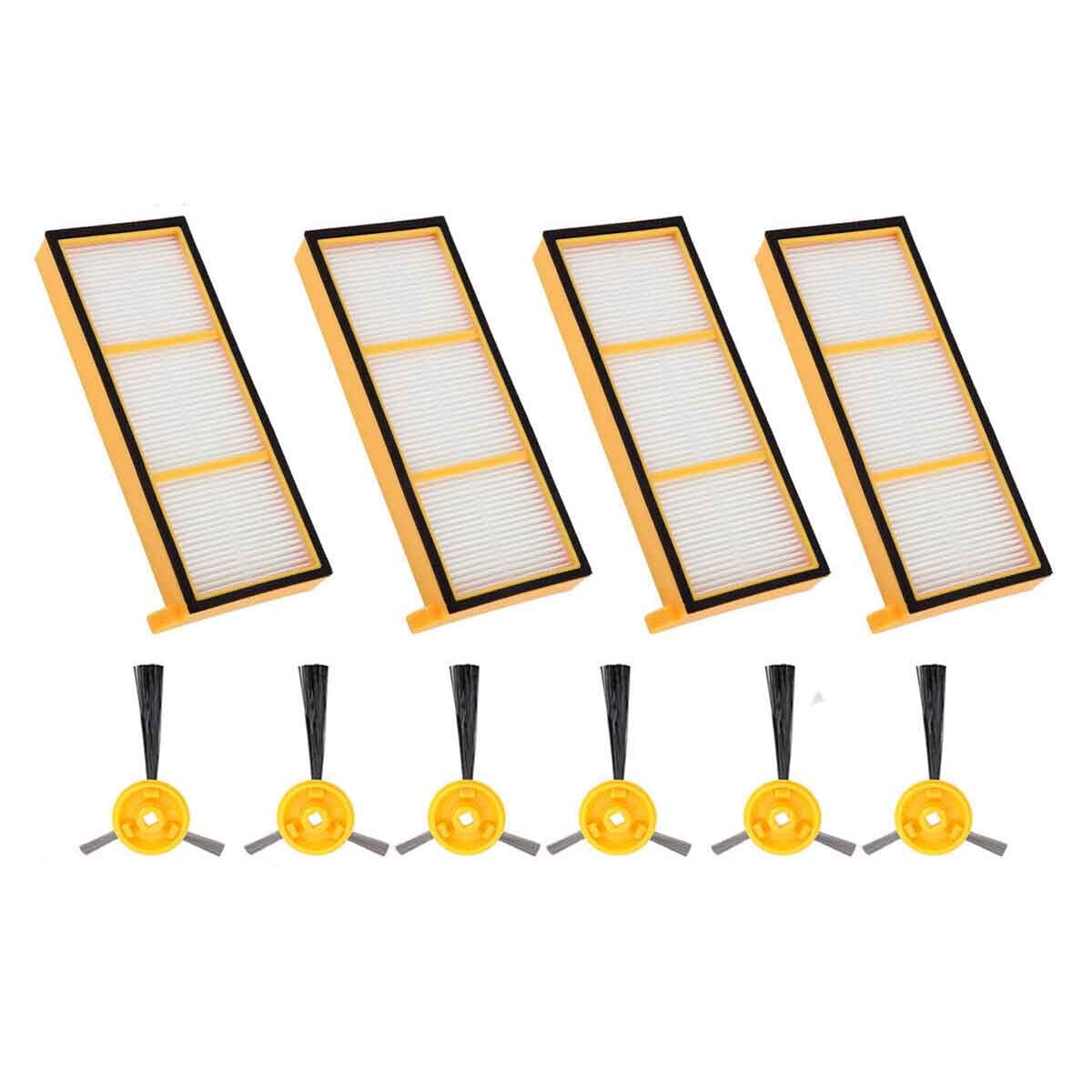 Main brush and side brush replacement Pre Motor Filters for Shark ION ...